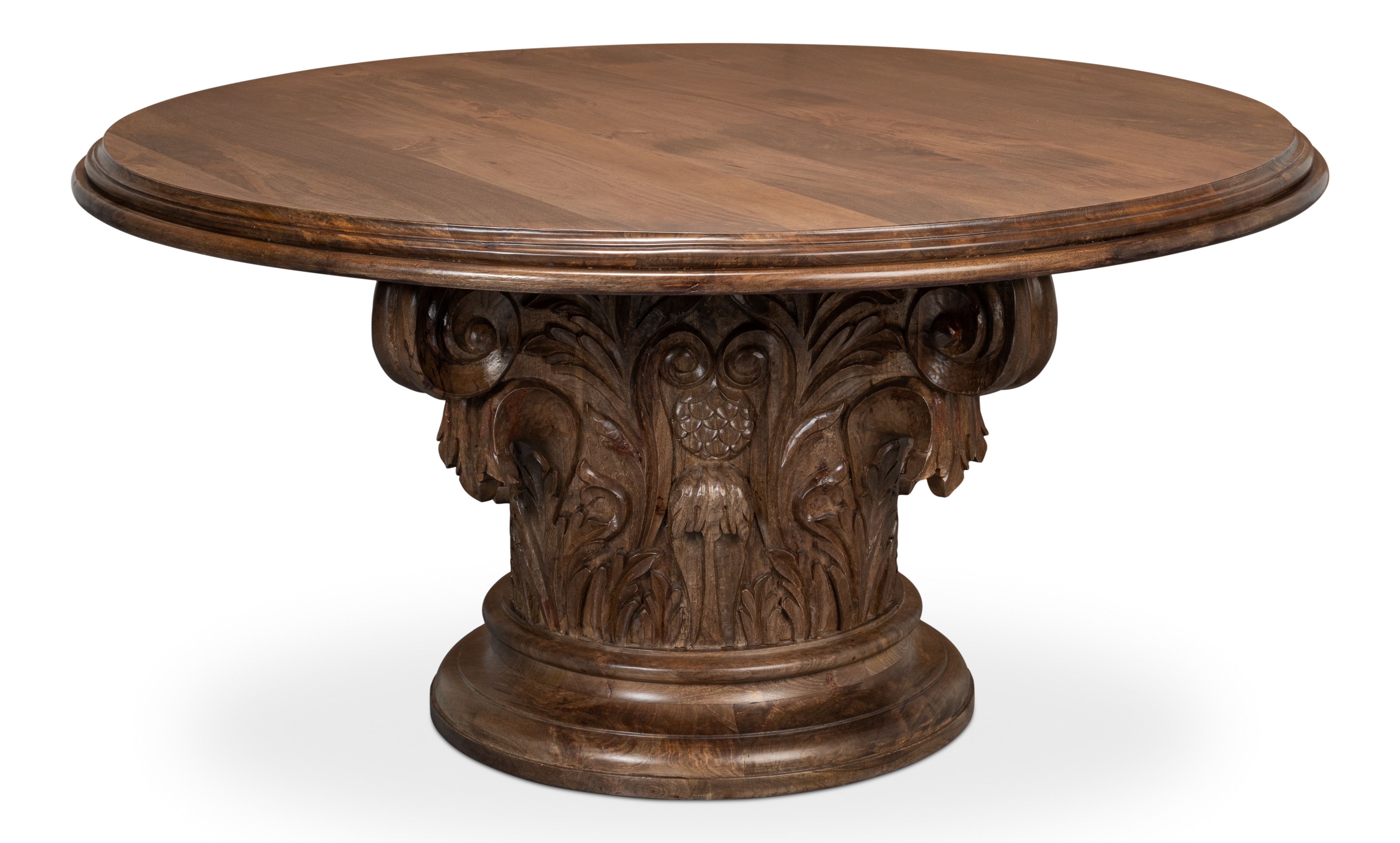 Hestia Carved Round Dining Table SA53858