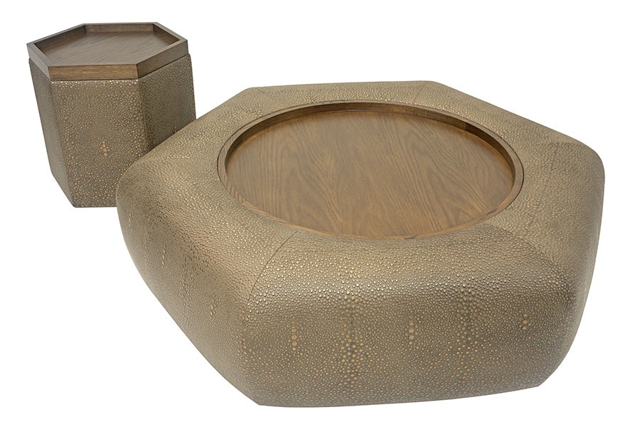 RC Furniture Living Room Hublot Cocktail and Accent Tables (Leather ...