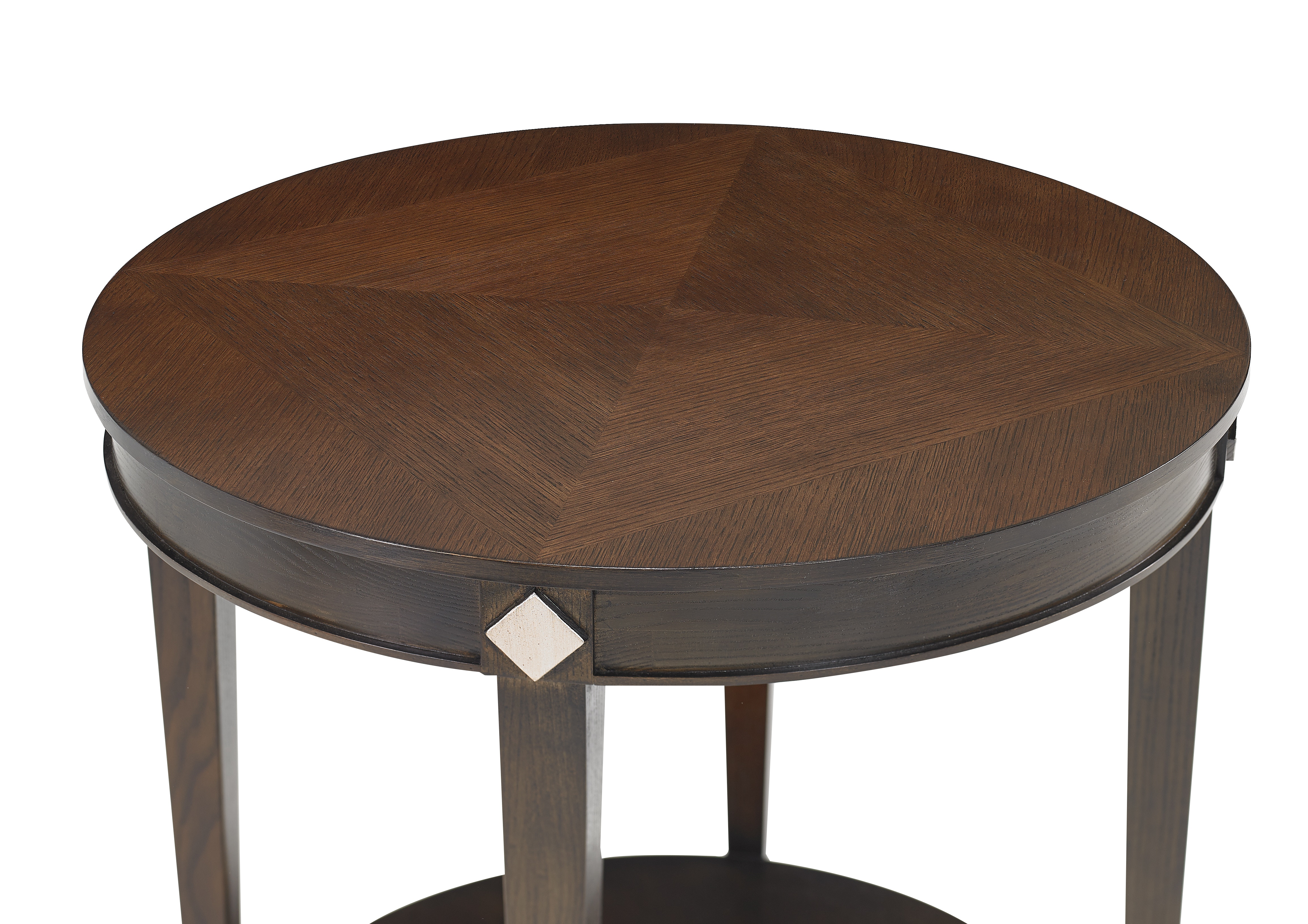 CTH-Sherrill Occasional Living Room Diamond Round Lamp Table 225-930 ...