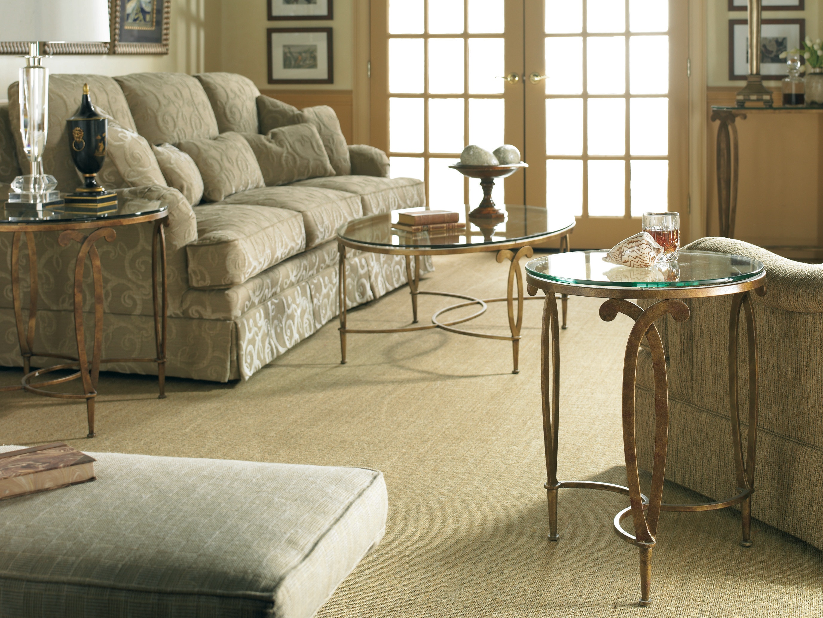 CTH-Sherrill Occasional Living Room Oval Cocktail Table M68-22 ...