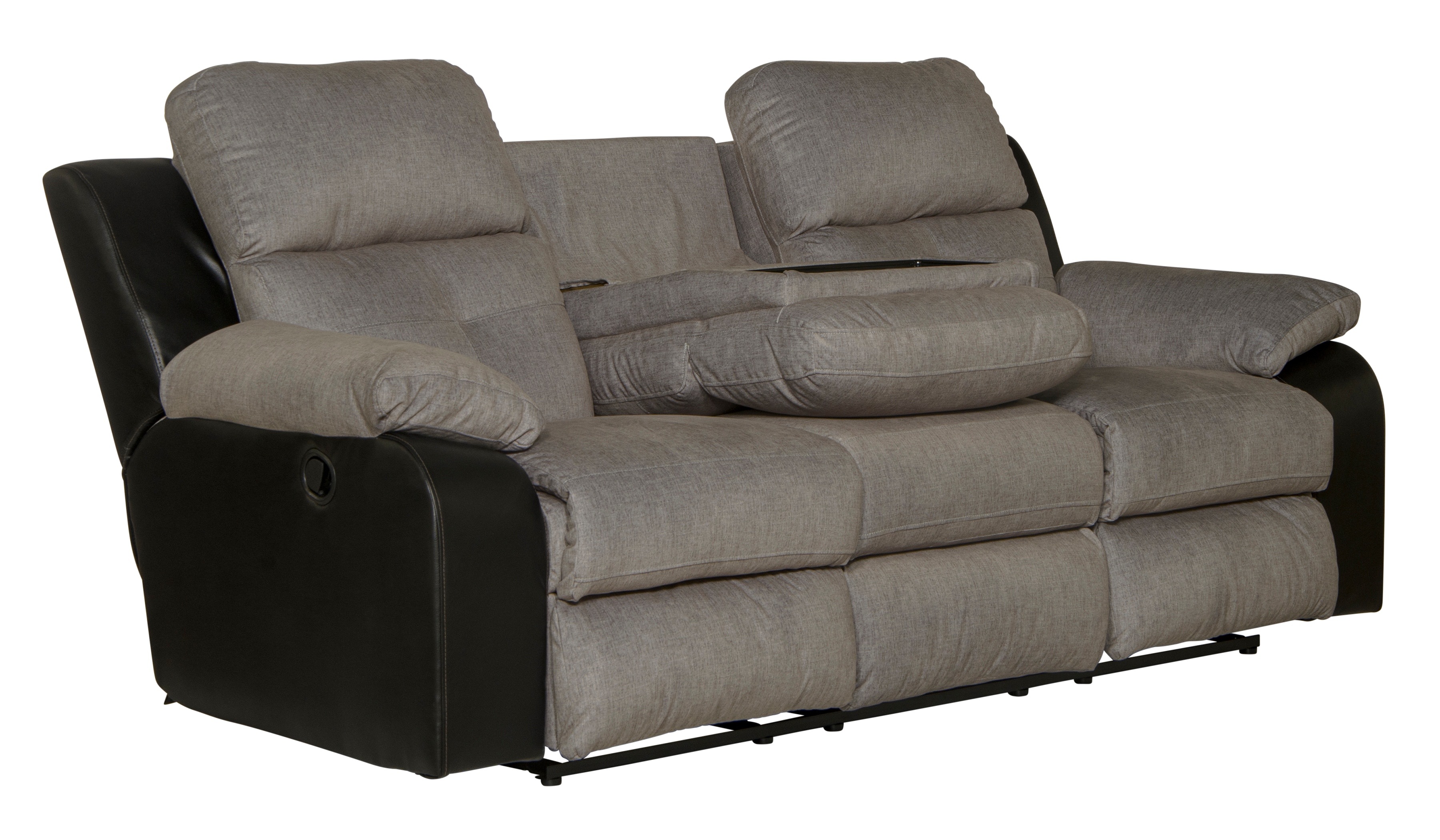 Catnapper Living Room Sofa with 3 Recliners and DDT 90 11445 | Hickory ...