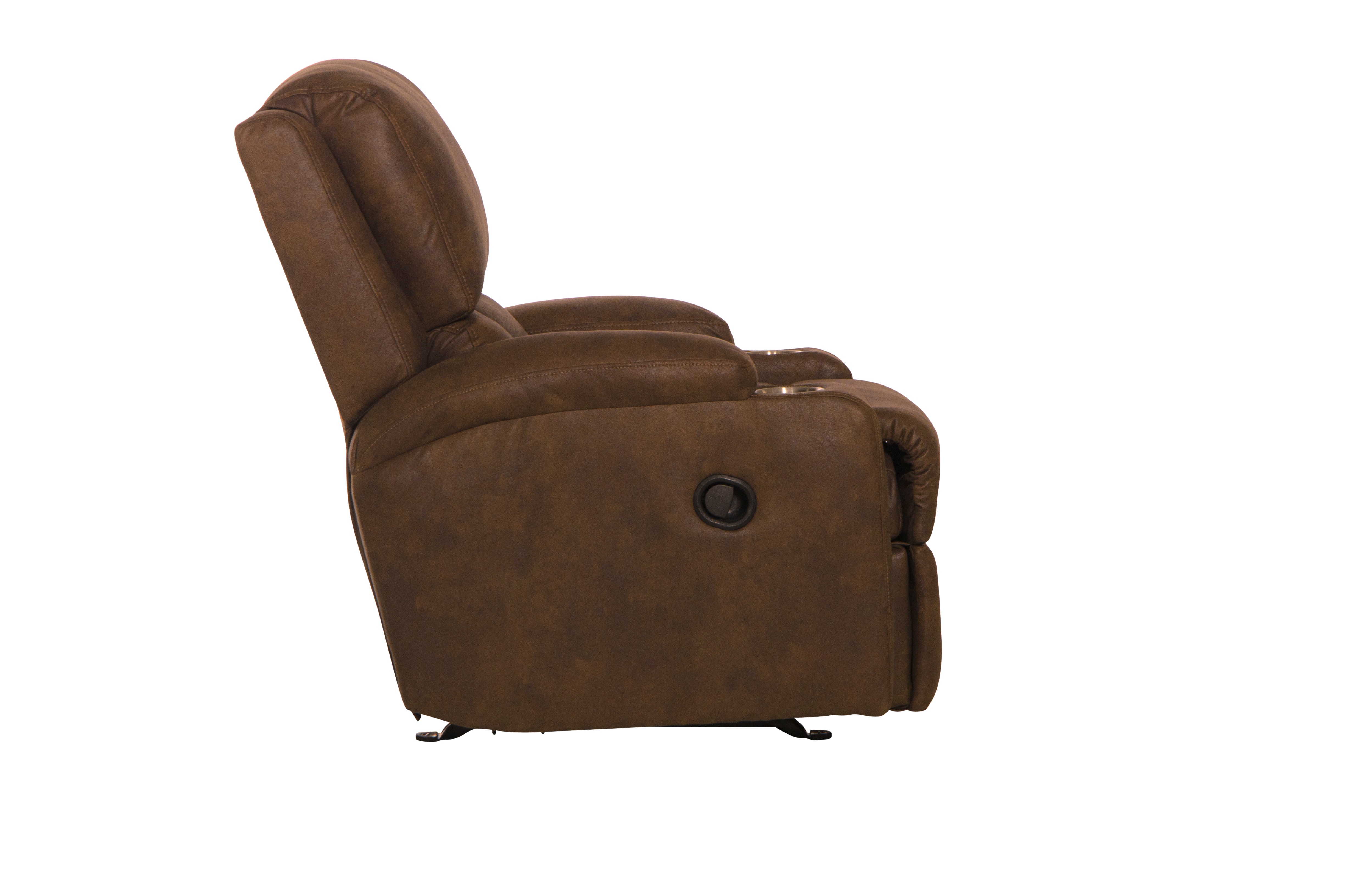 Catnapper Living Room Rocker Recliner with dual cupholders 41032-Walnut ...