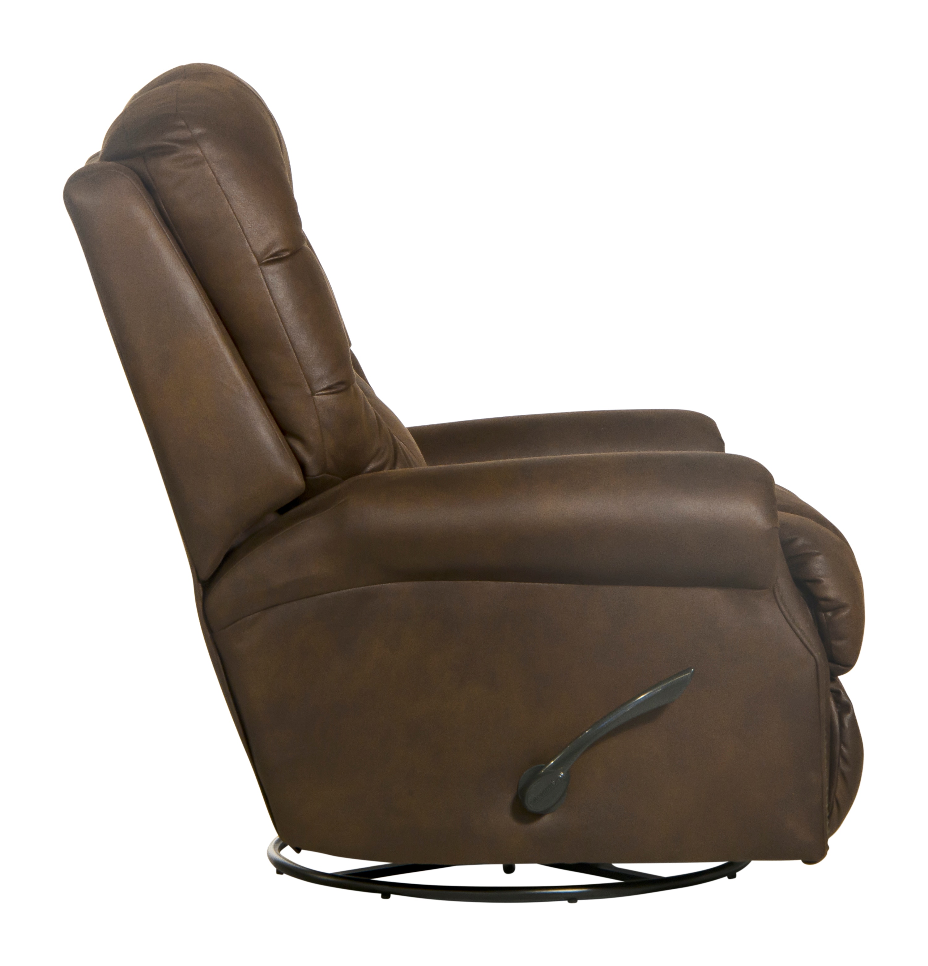 Catnapper Furniture Living Room Swivel Glider Recliner 45695-Walnut ...