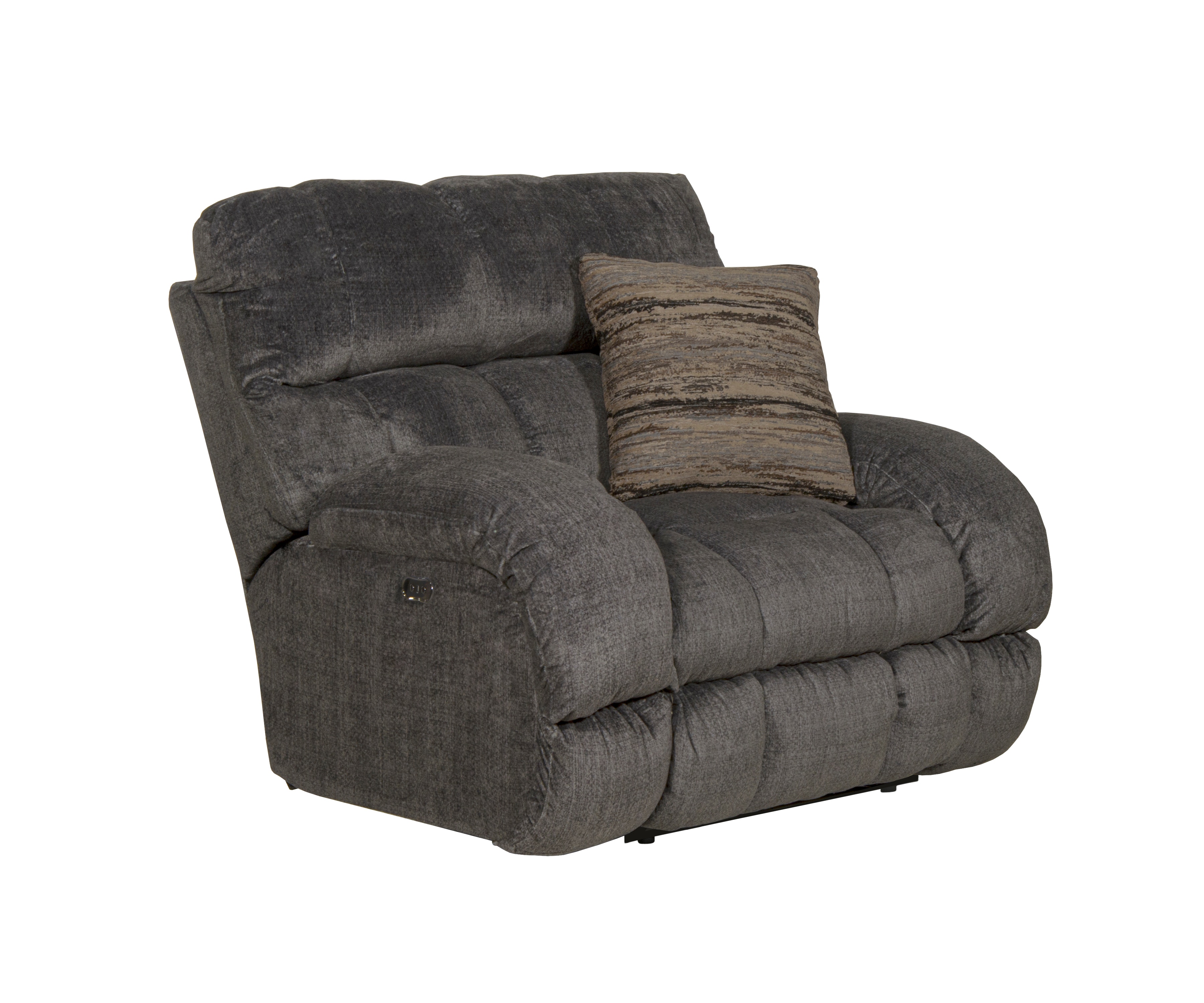 Catnapper Furniture Living Room Power Lay Flat Recliner 635907-Granite ...