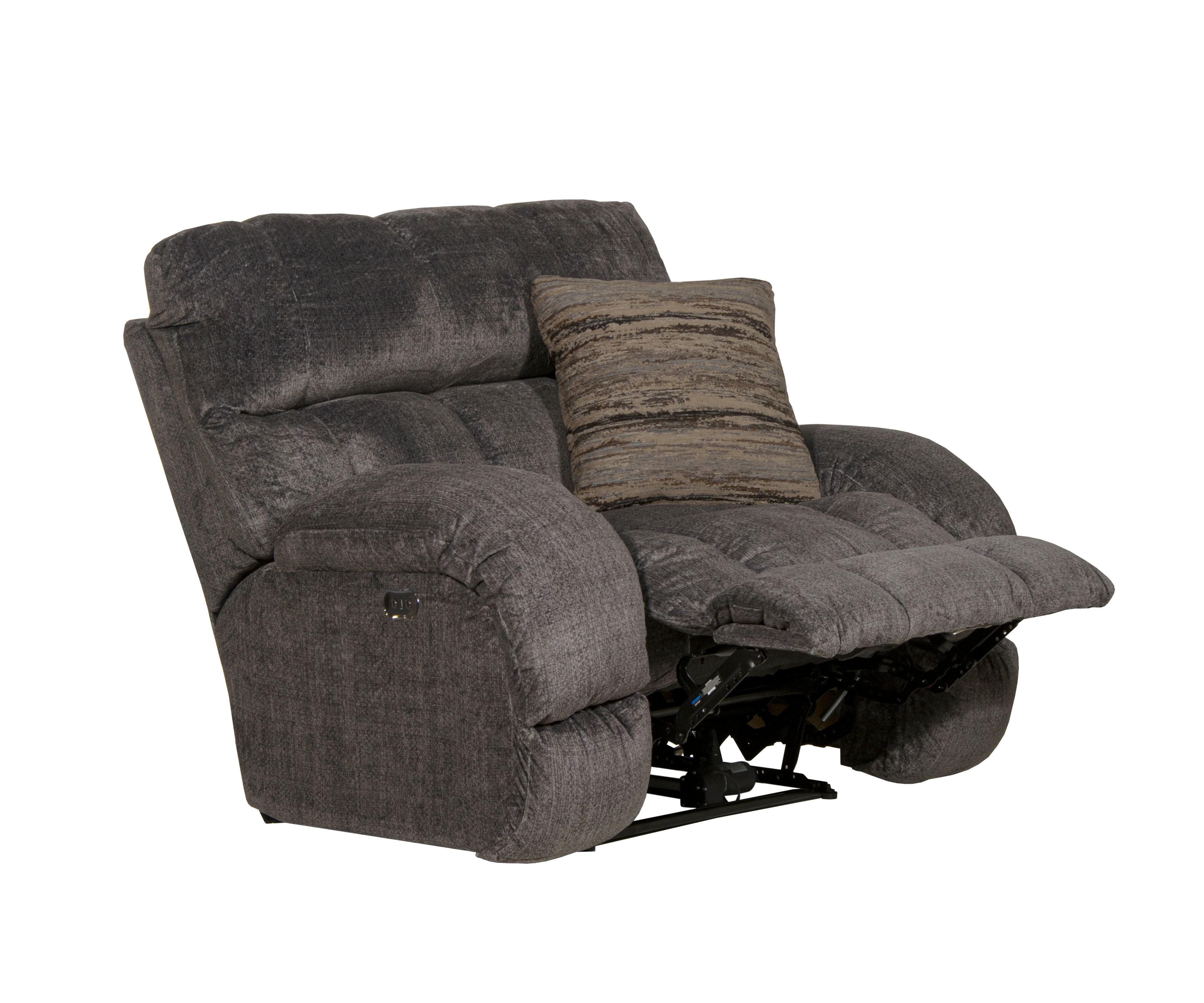 Catnapper Furniture Living Room Power Lay Flat Recliner 635907-Granite ...