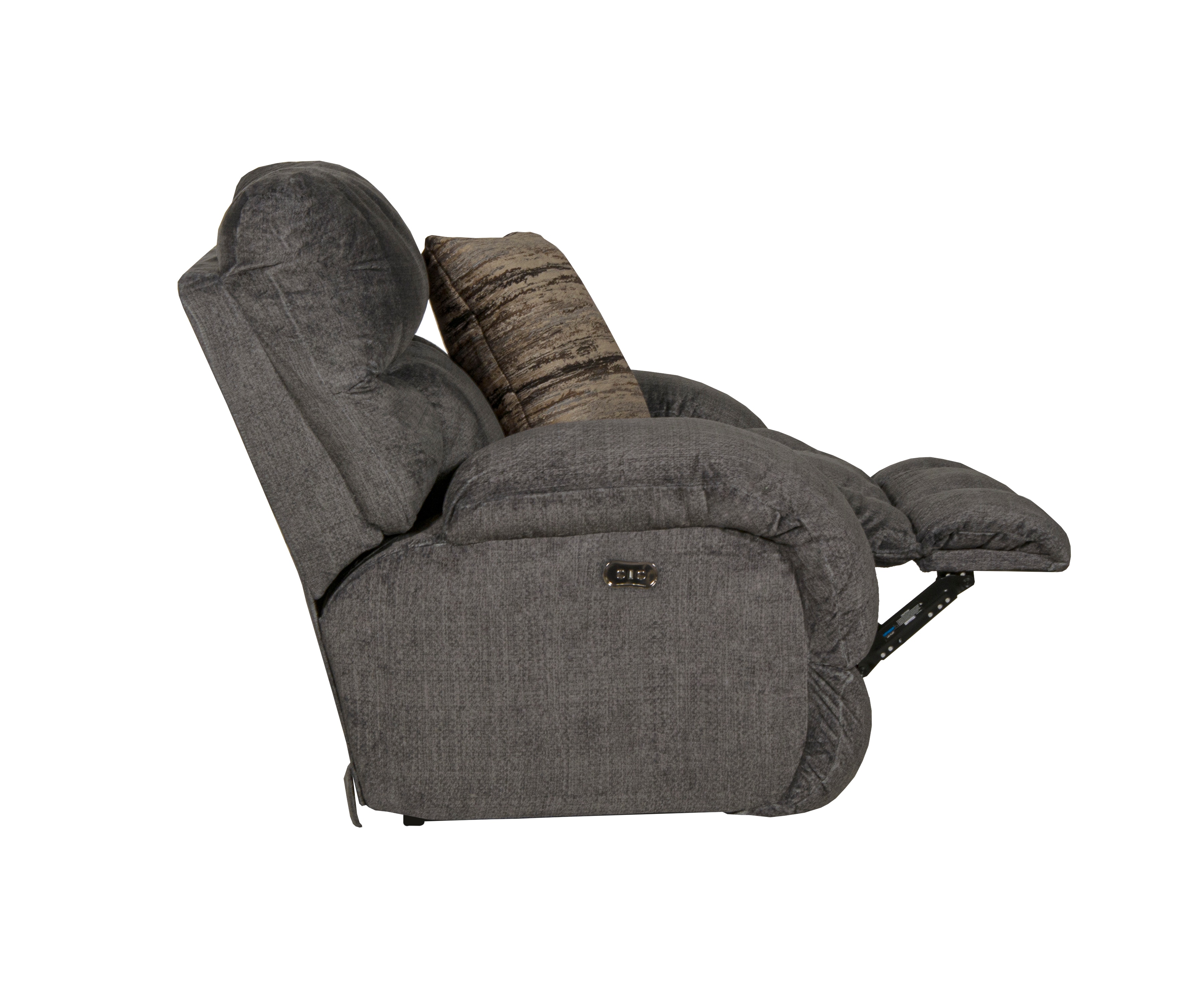 Catnapper Furniture Living Room Power Lay Flat Recliner 635907-Granite ...