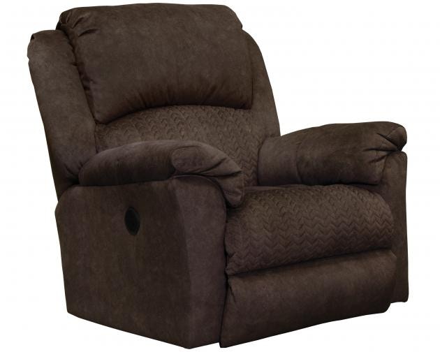 Catnapper Furniture Living Room Power Rocker Recliner 647852-Chocolate ...