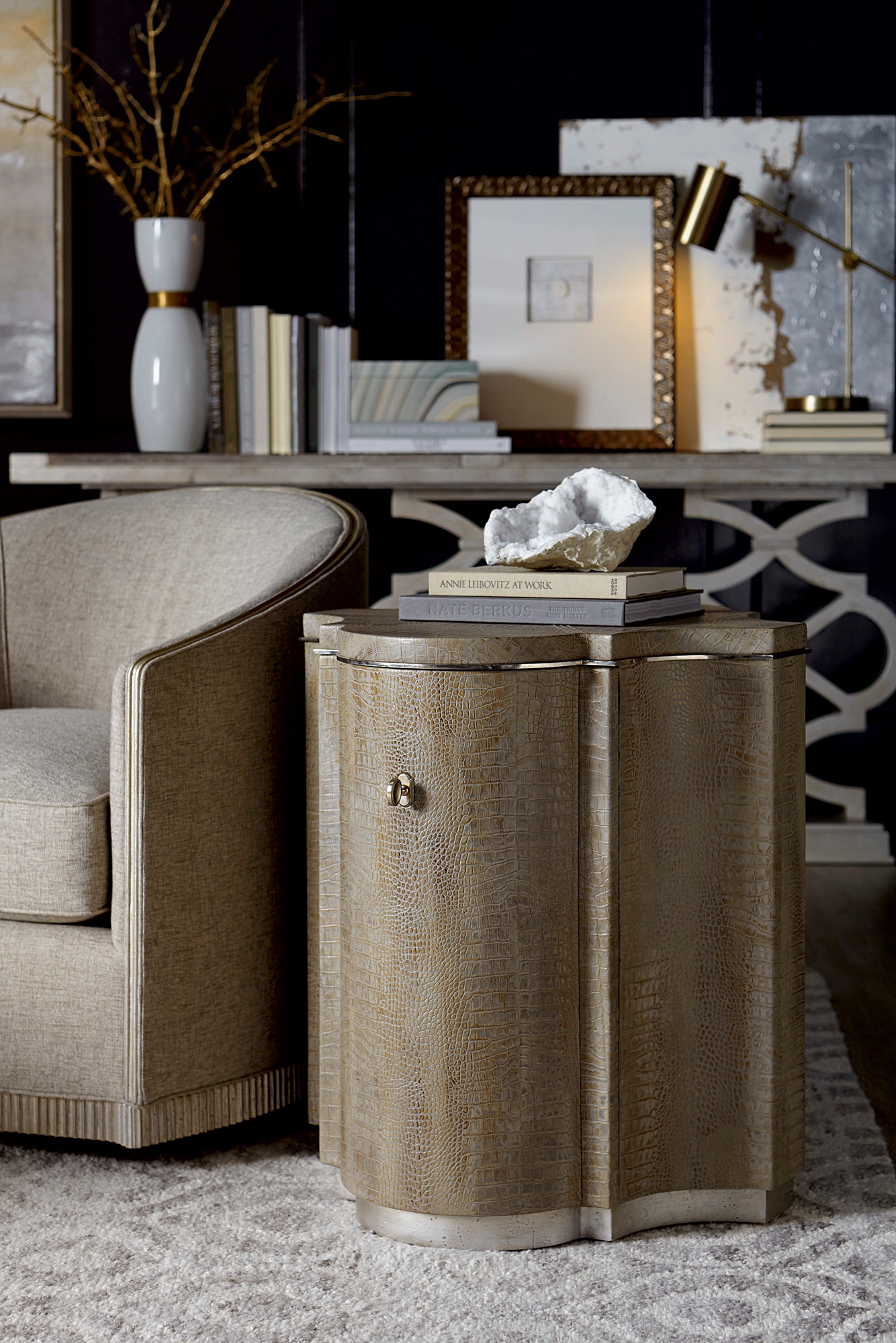 ART Furniture Living Room Morrissey-Hillier Console Table-Bezel 218307 ...