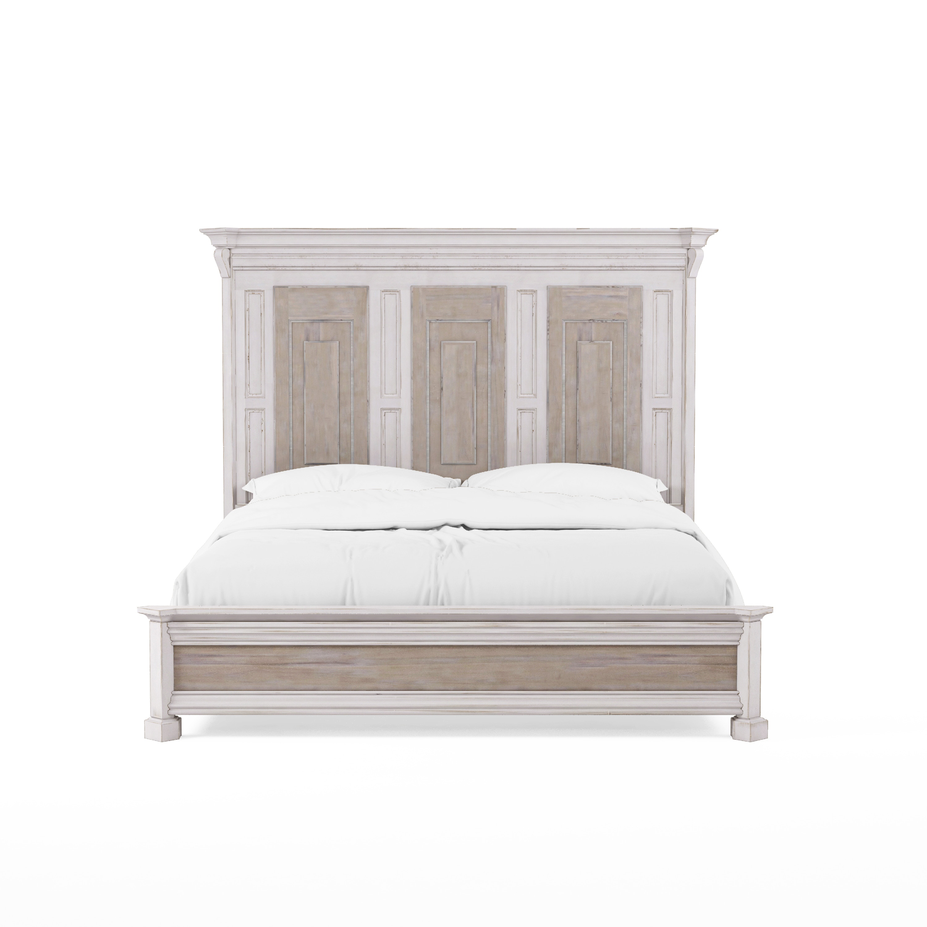ART Furniture Bedroom Alcove 5/0 Queen Panel Bed 321135-2801 | Hickory ...