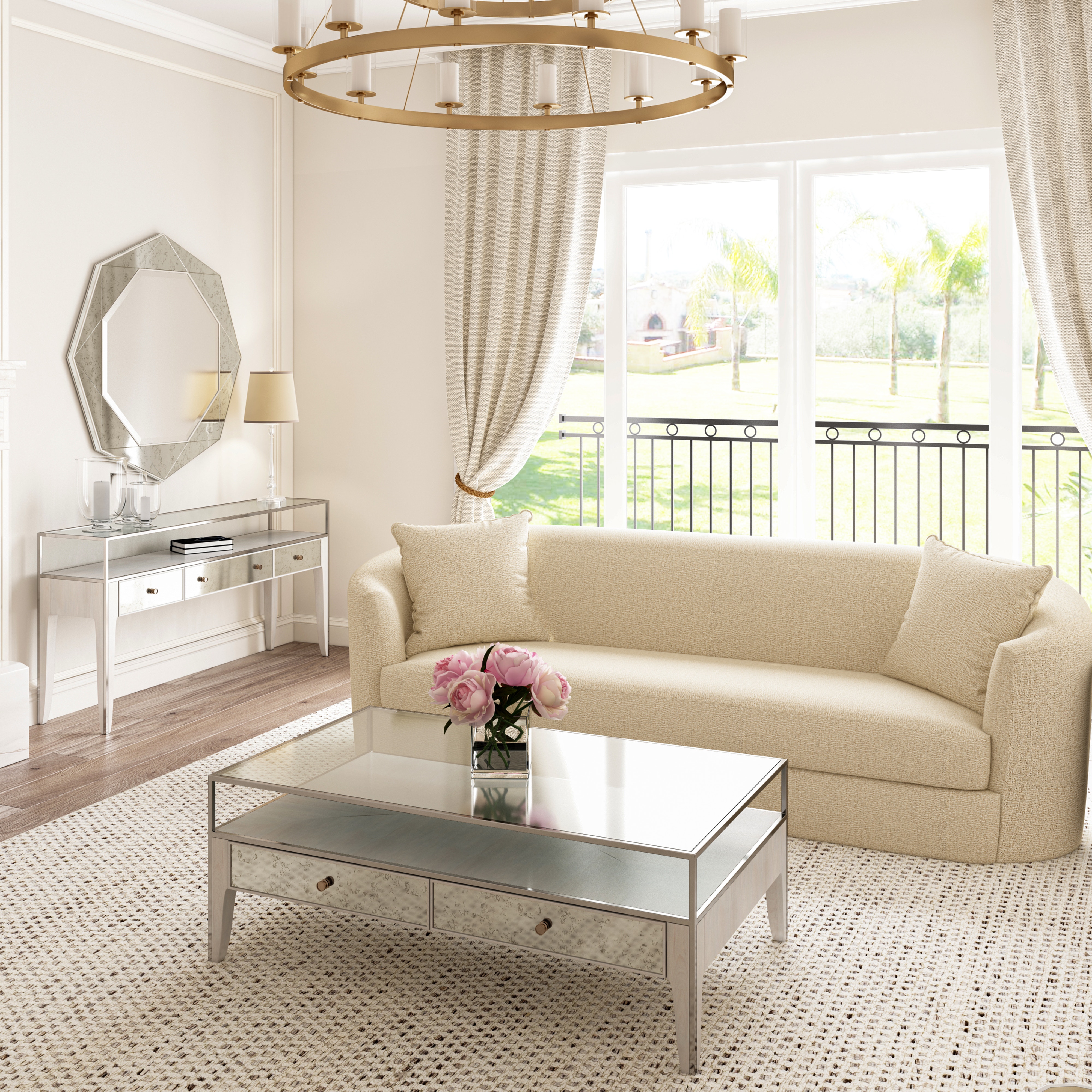 ART Furniture Living Room Moreau Sofa Eastern -Sand 793501-5000 - Carol ...