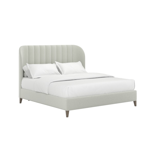 ART Furniture Bedroom Dante Queen Wide Channel Upholstered Bed ...