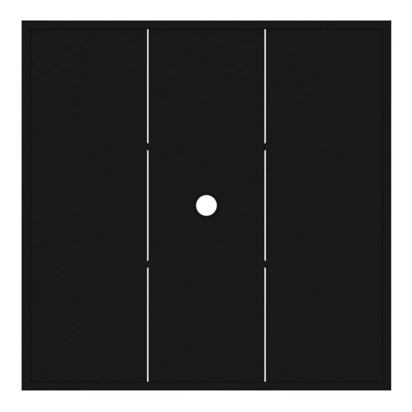 Summer Classics Outdoor Furniture Horizon 36" Square With Umbrella Hole ...