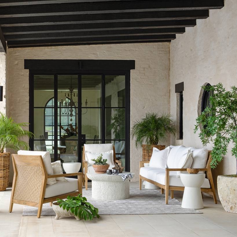 Summer Classics Outdoor Furniture Savannah Teak Sofa 1406 - Birmingham ...