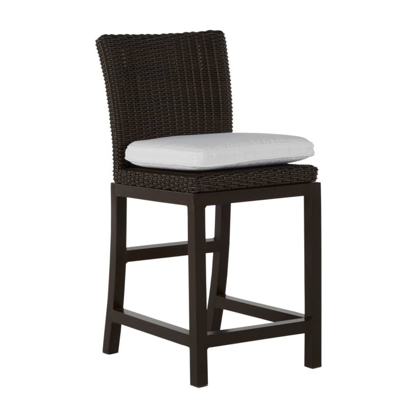 Summer Classics Outdoor Furniture Stools Rustic Woven 24" Bar Stool ...