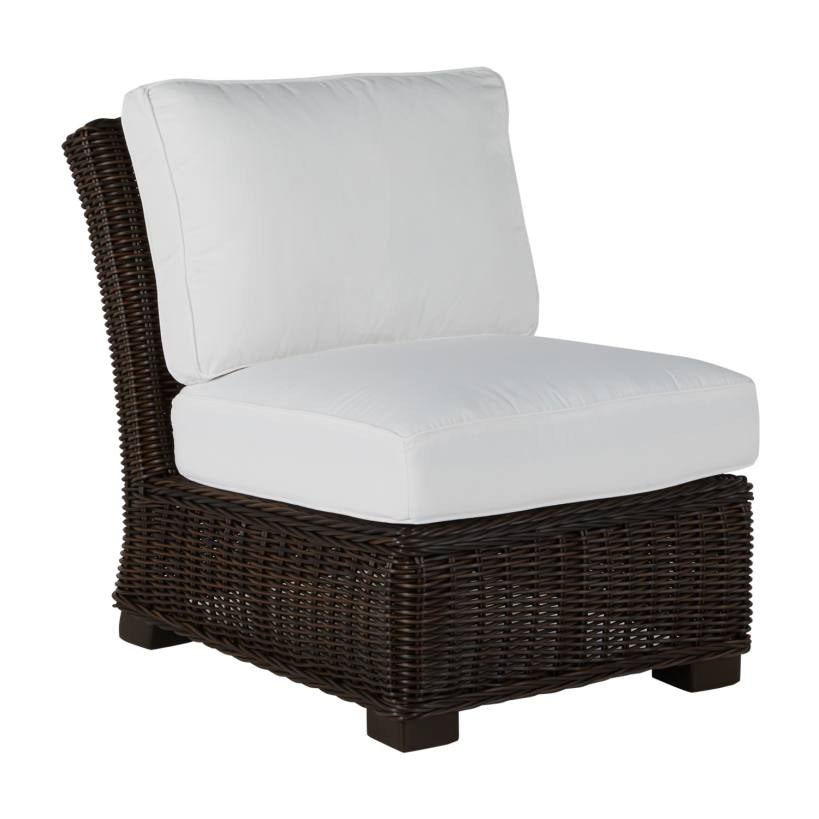 Summer Classics Outdoor Furniture Rustic Woven Sectional Slipper Chair ...