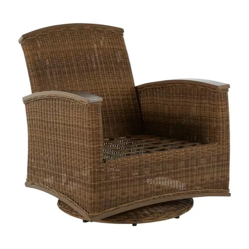 Summer Classics Outdoor Furniture Astoria Woven Swivel Glider ...