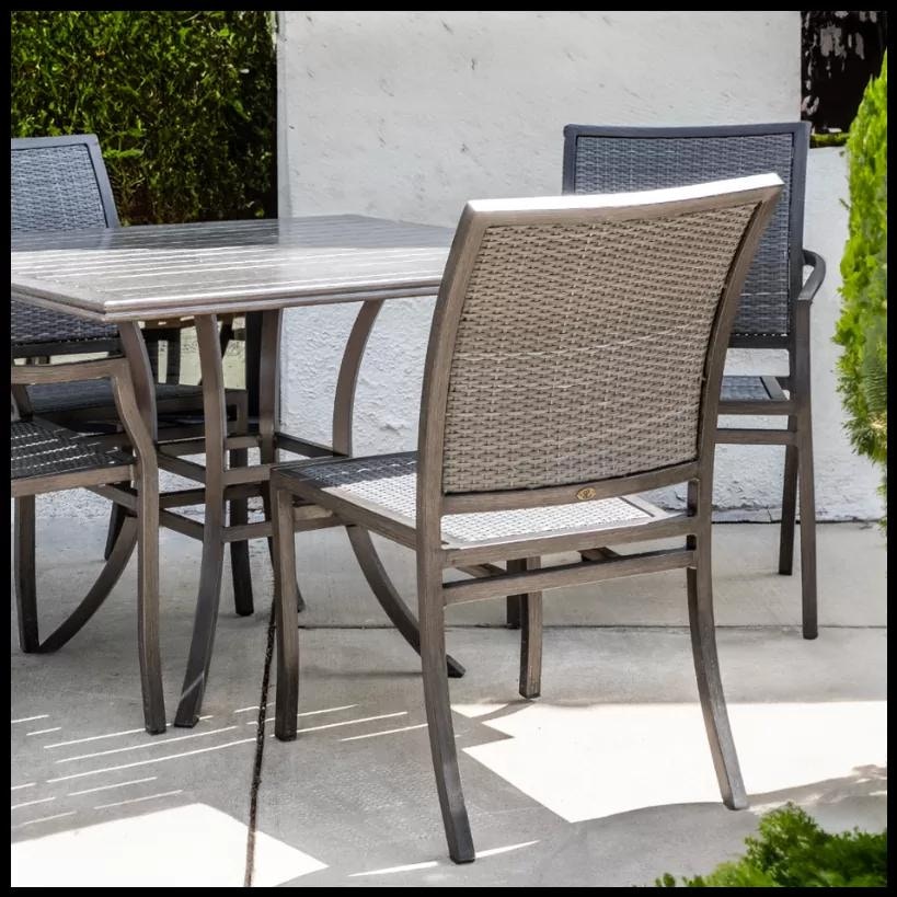 Summer Classics Outdoor Furniture Villa Aluminum 5 Pc. Dining Set 1498 - Lenoir Empire Furniture