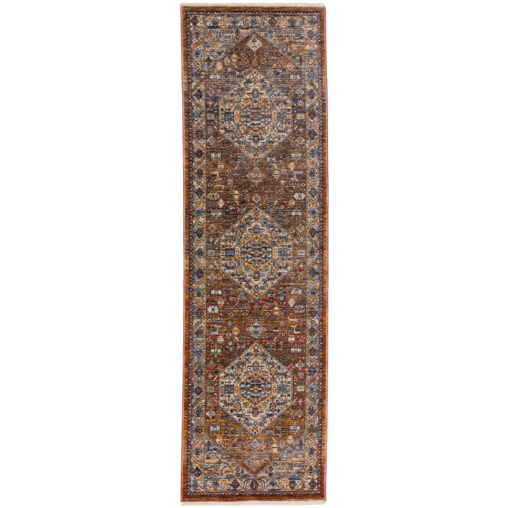 Dalyn Rug Company Area Rugs Bergama BE1 Paprika 2'3" x 7'10" Runner Rug ...