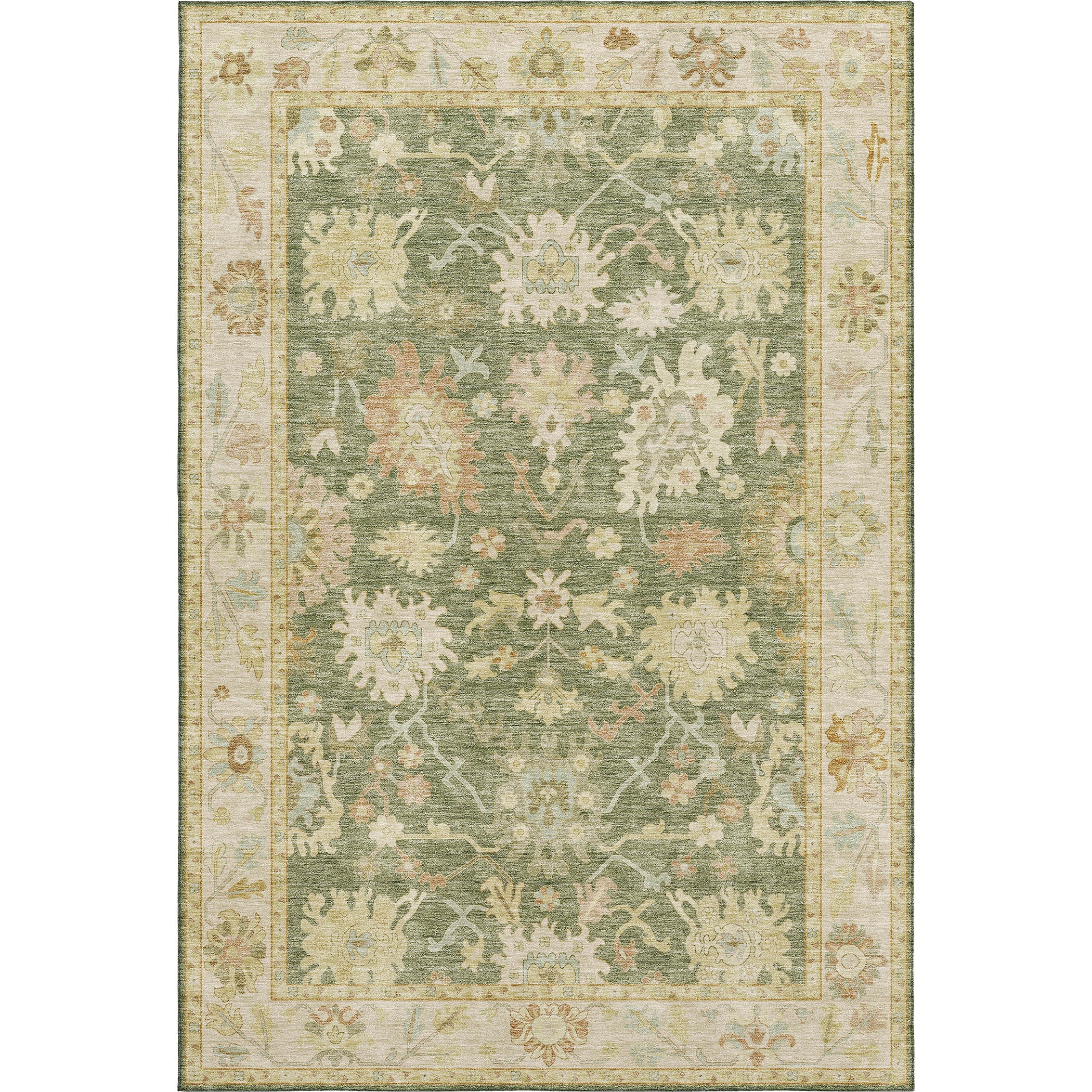 Dalyn Rug Company Area Rugs Luxury Washable Hatay HY2 Aloe 3' x 5' Rug ...