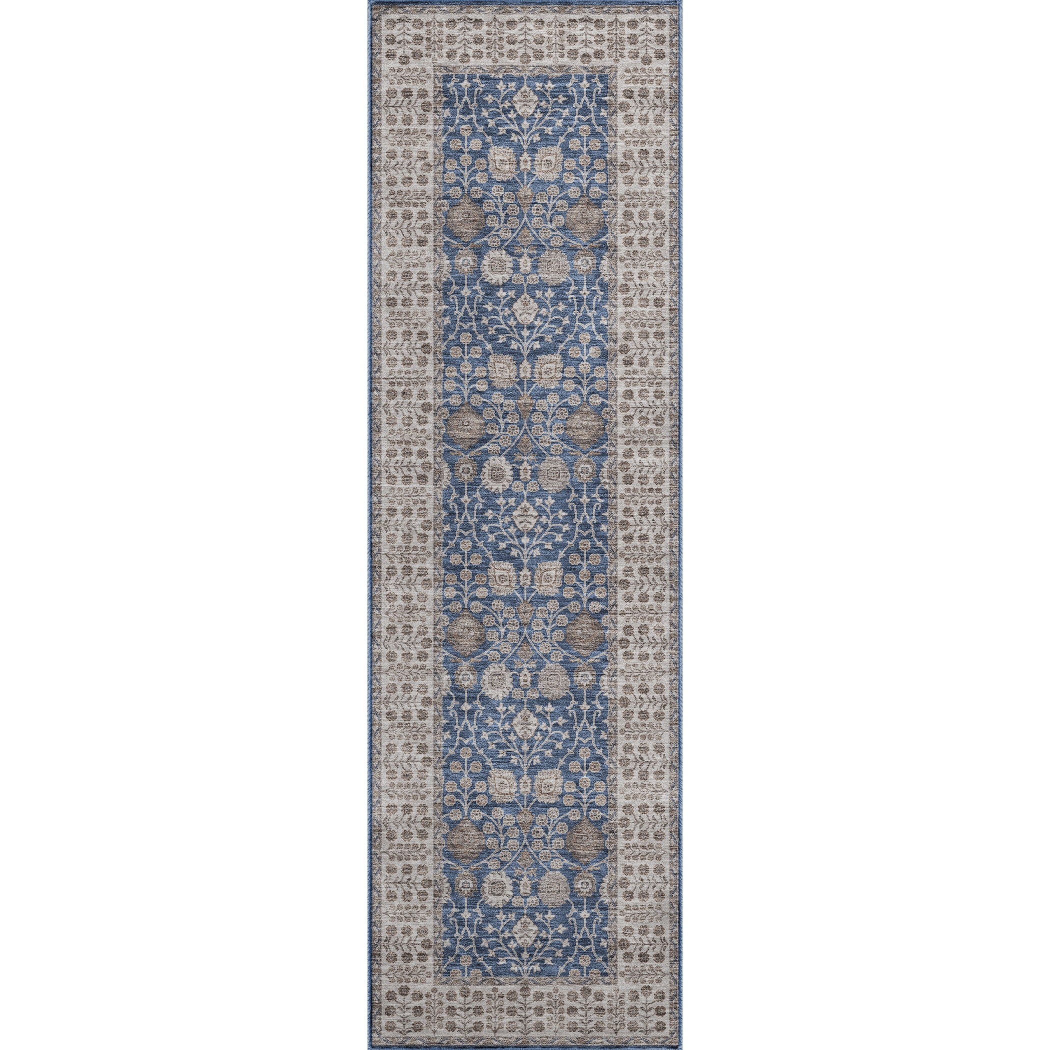 Dalyn Rug Company Area Rugs Luxury Washable Hatay HY8 Navy 2'3" x 7'6 ...