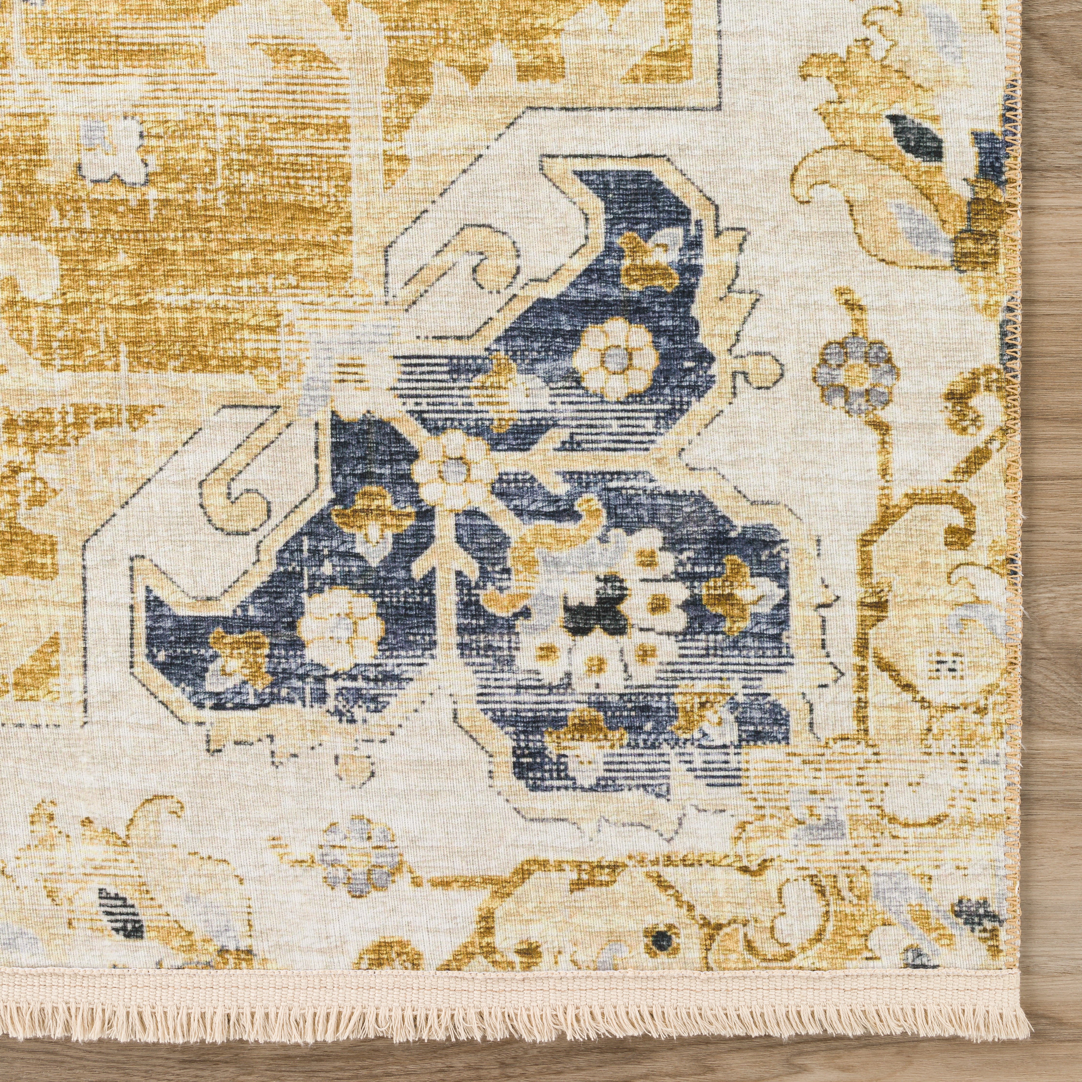 Dalyn Rug Company Area Rugs Indoor/Outdoor Marbella MB3 Gold Washable 8 ...