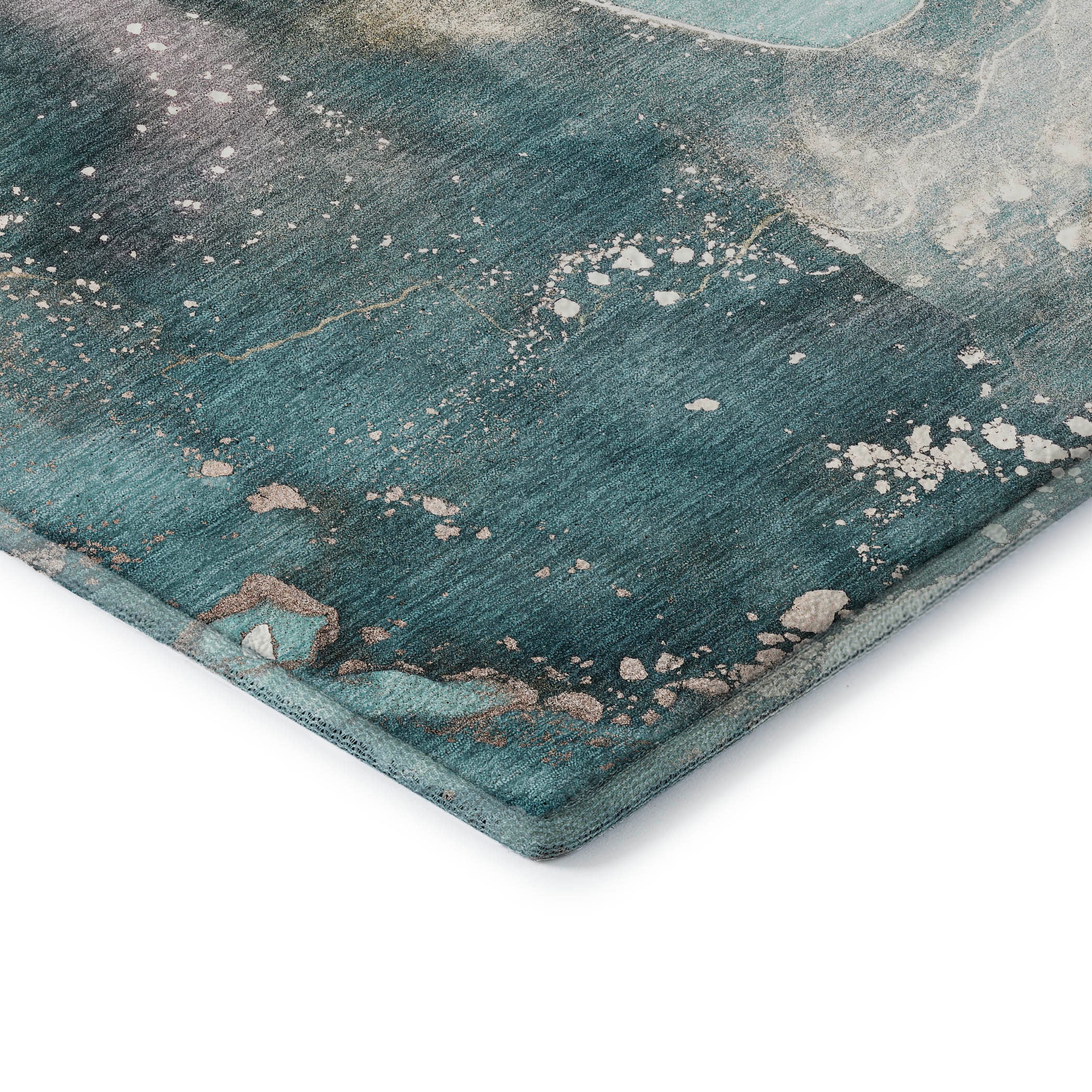 Dalyn Rug Company Area Rugs Luxury Washable Odyssey OY11 Teal 8' x 8 ...