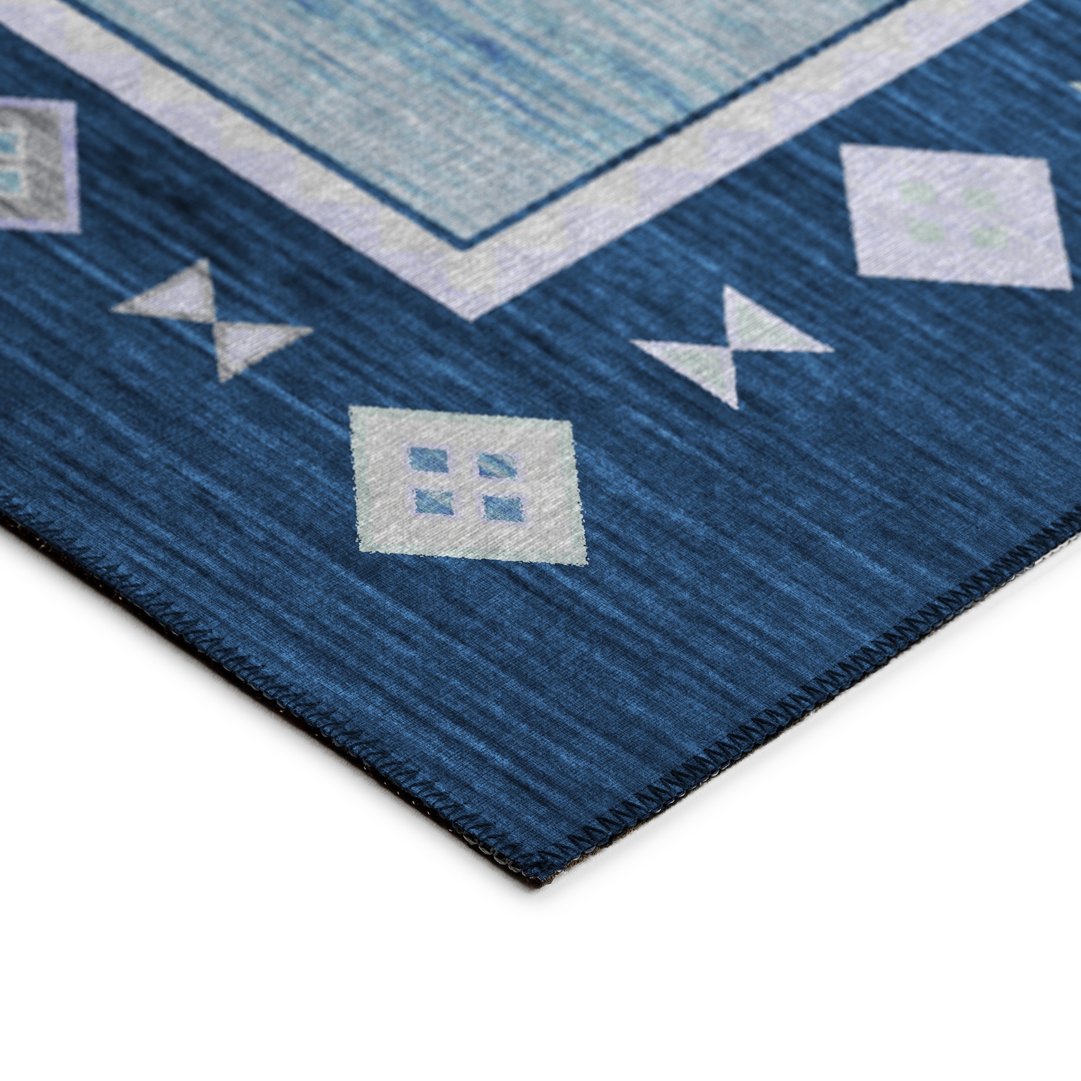 Dalyn Rug Company Area Rugs Indoor/Outdoor Phoenix PH2 Denim Washable 3 ...