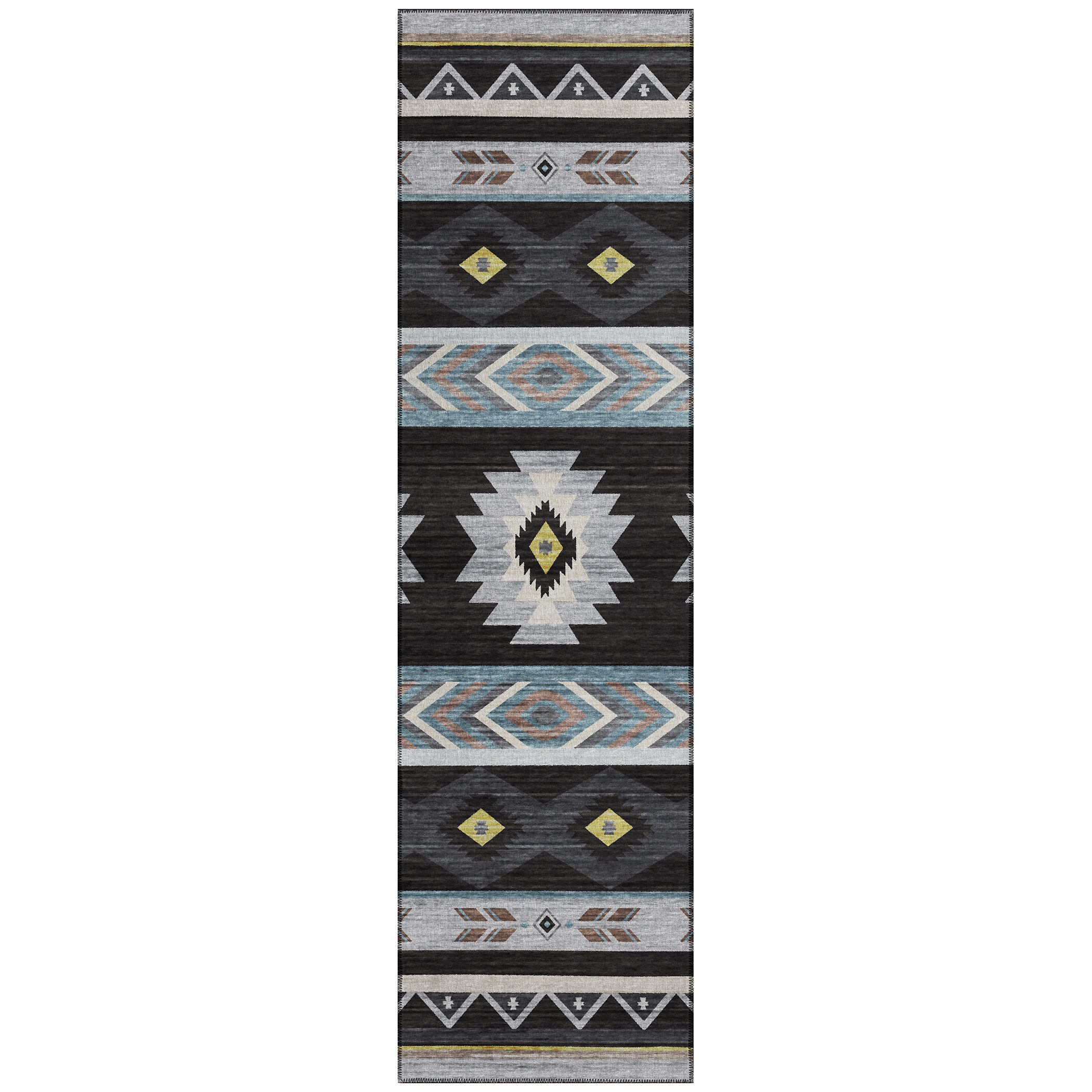 Dalyn Rug Company Area Rugs Indoor/Outdoor Phoenix PH3 Black Washable 2 ...