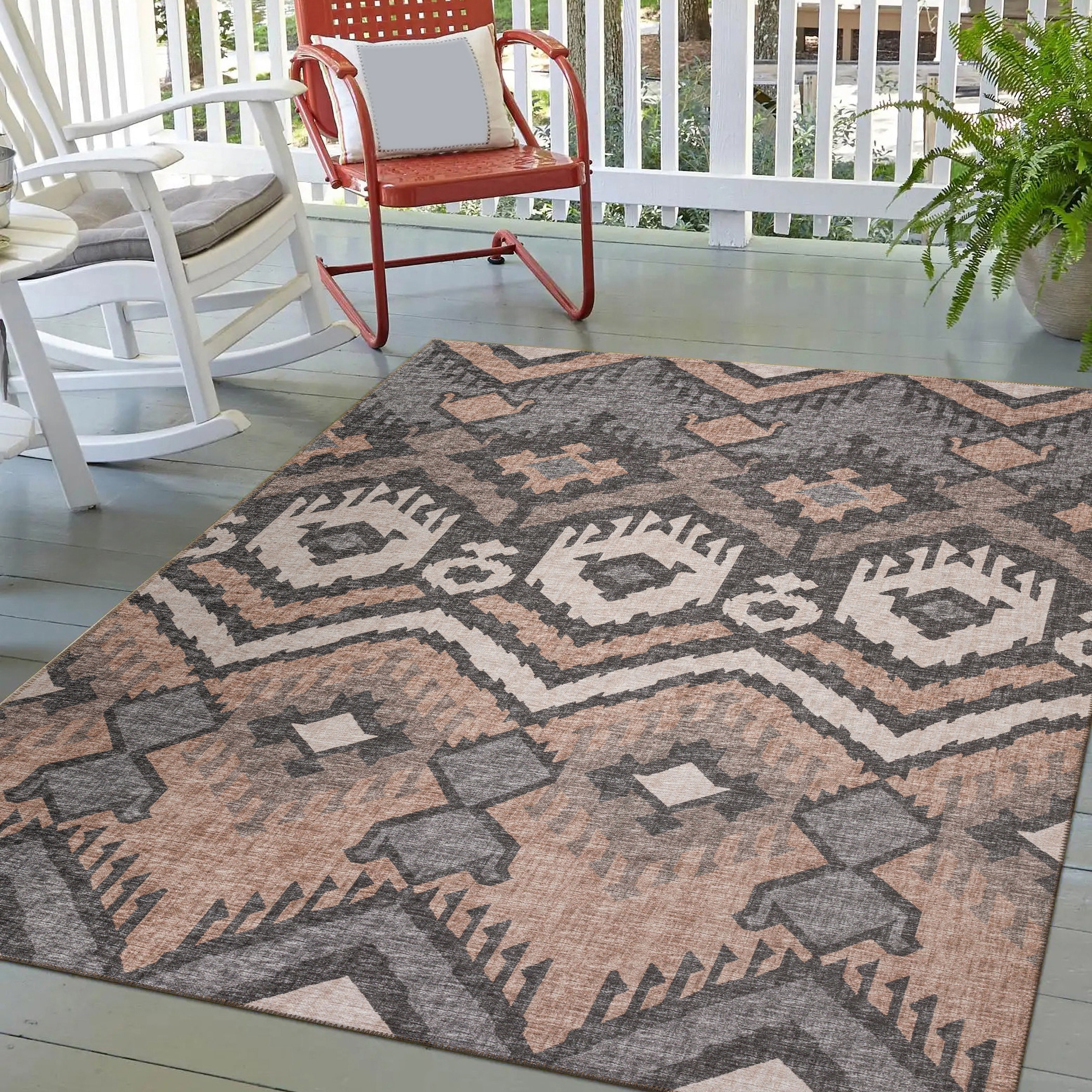 Dalyn Rug Company Area Rugs Indoor/Outdoor Sedona SN2 Bison Washable 10 ...