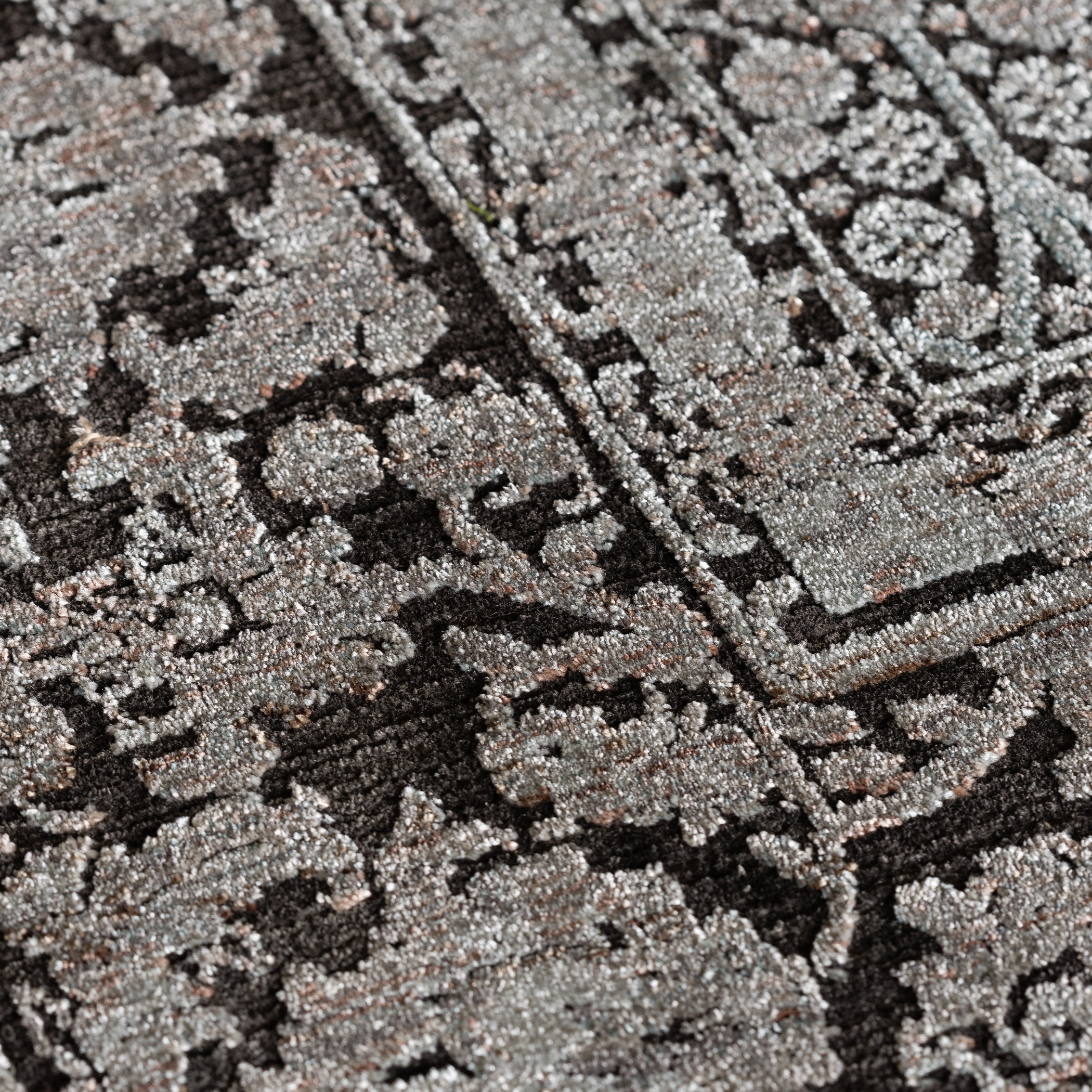 Dalyn Rug Company Area Rugs Vizcia VZ1 Gray 2'6" x 7'8" Runner Rug ...