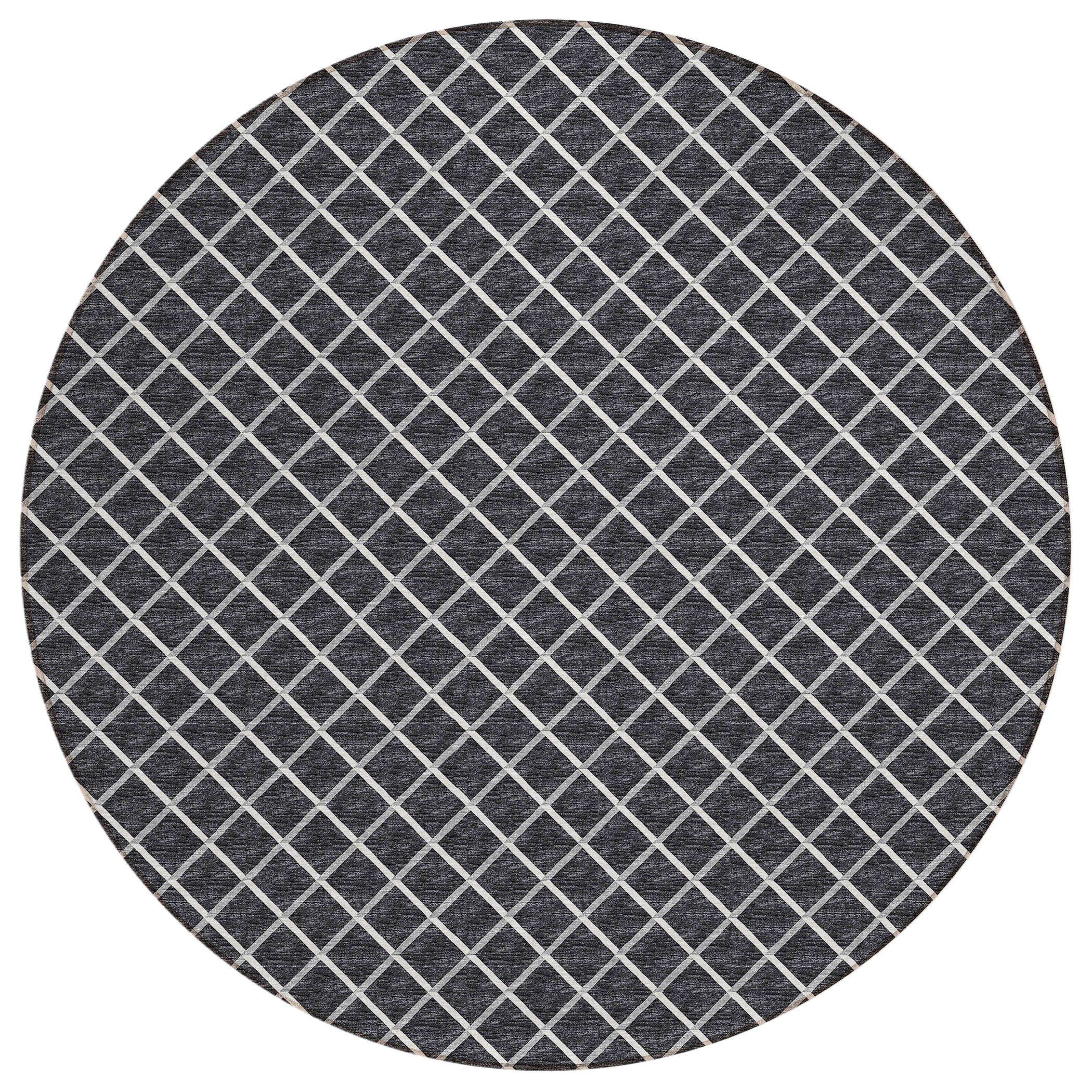 Dalyn Rug Company Outdoor Rugs Indoor/Outdoor York YO1 Black Washable ...