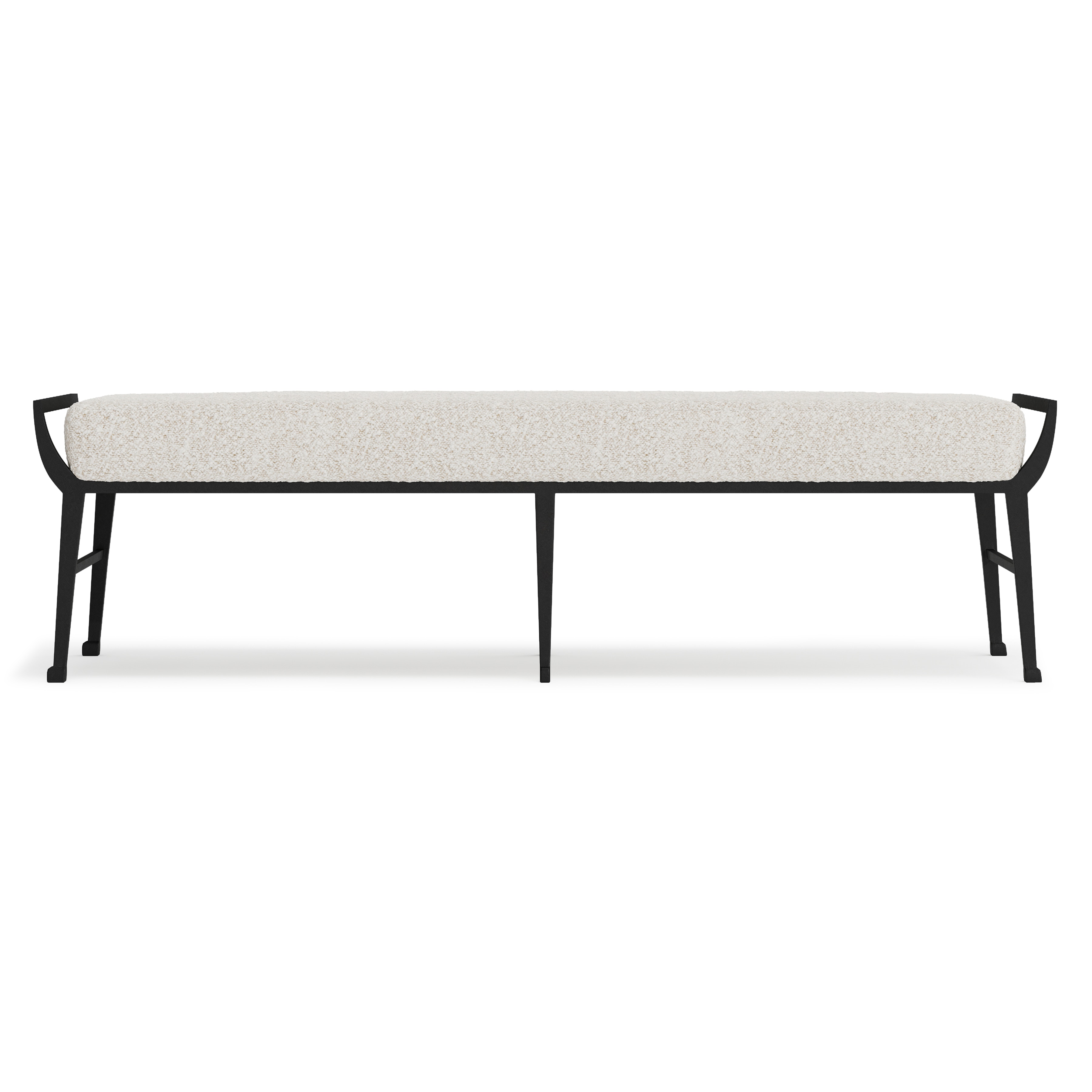 Bernhardt Interiors Living Room Mansfield Fabric Bench N8090 ...