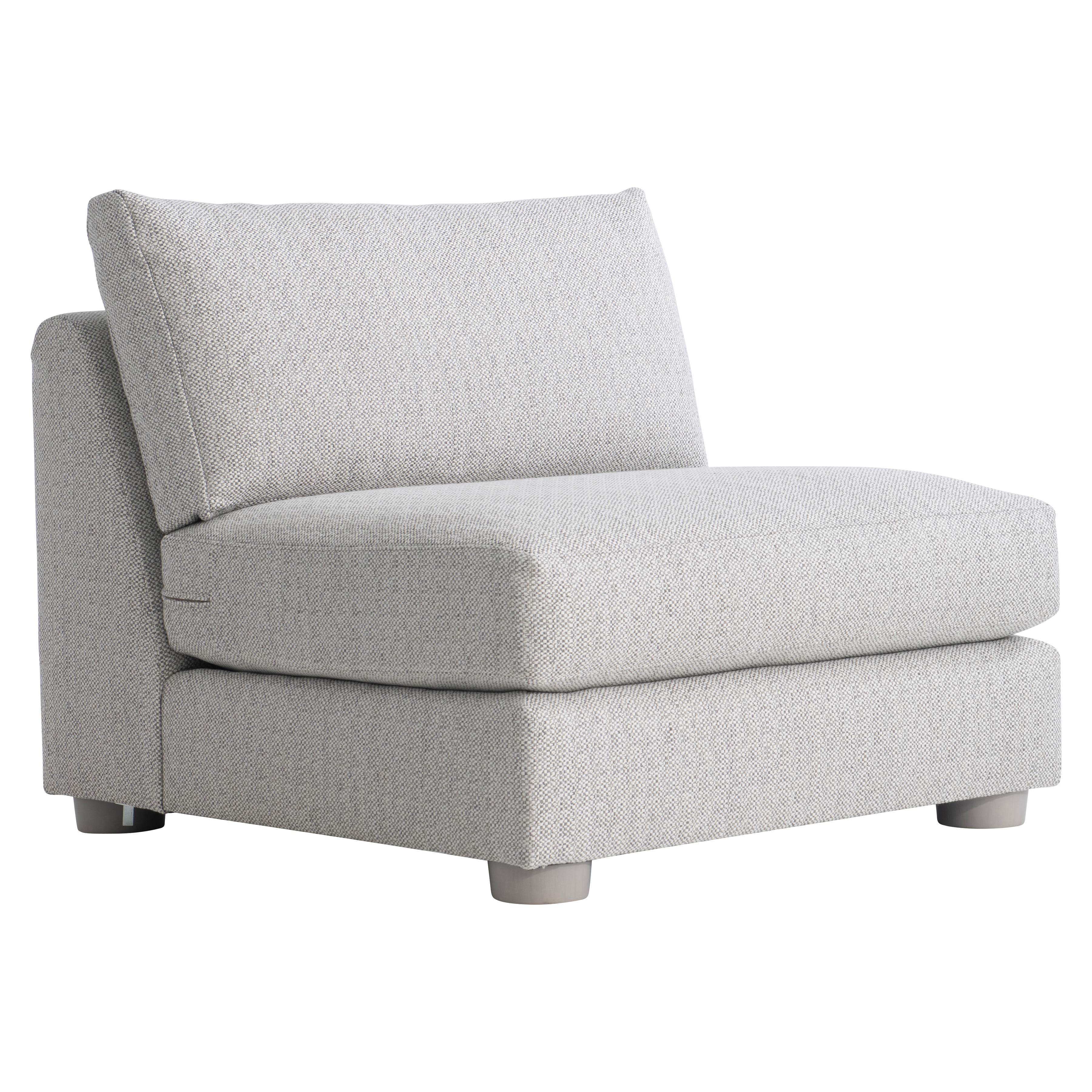 Bernhardt Interiors Living Room Sectionals Indy Fabric Armless Chair ...