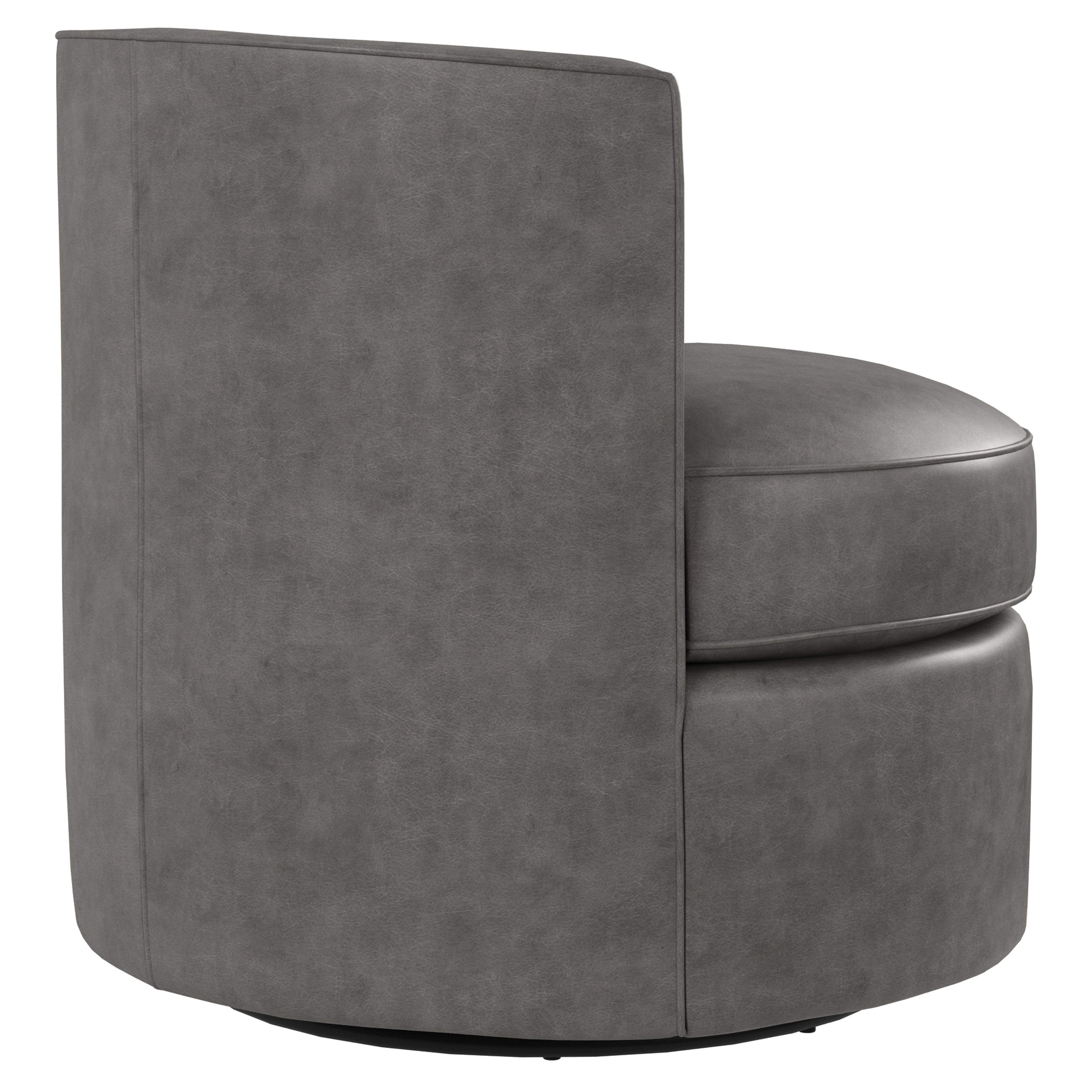 Bernhardt Living Room Fleur Leather Swivel Chair 7113SL - Hamilton Sofa ...