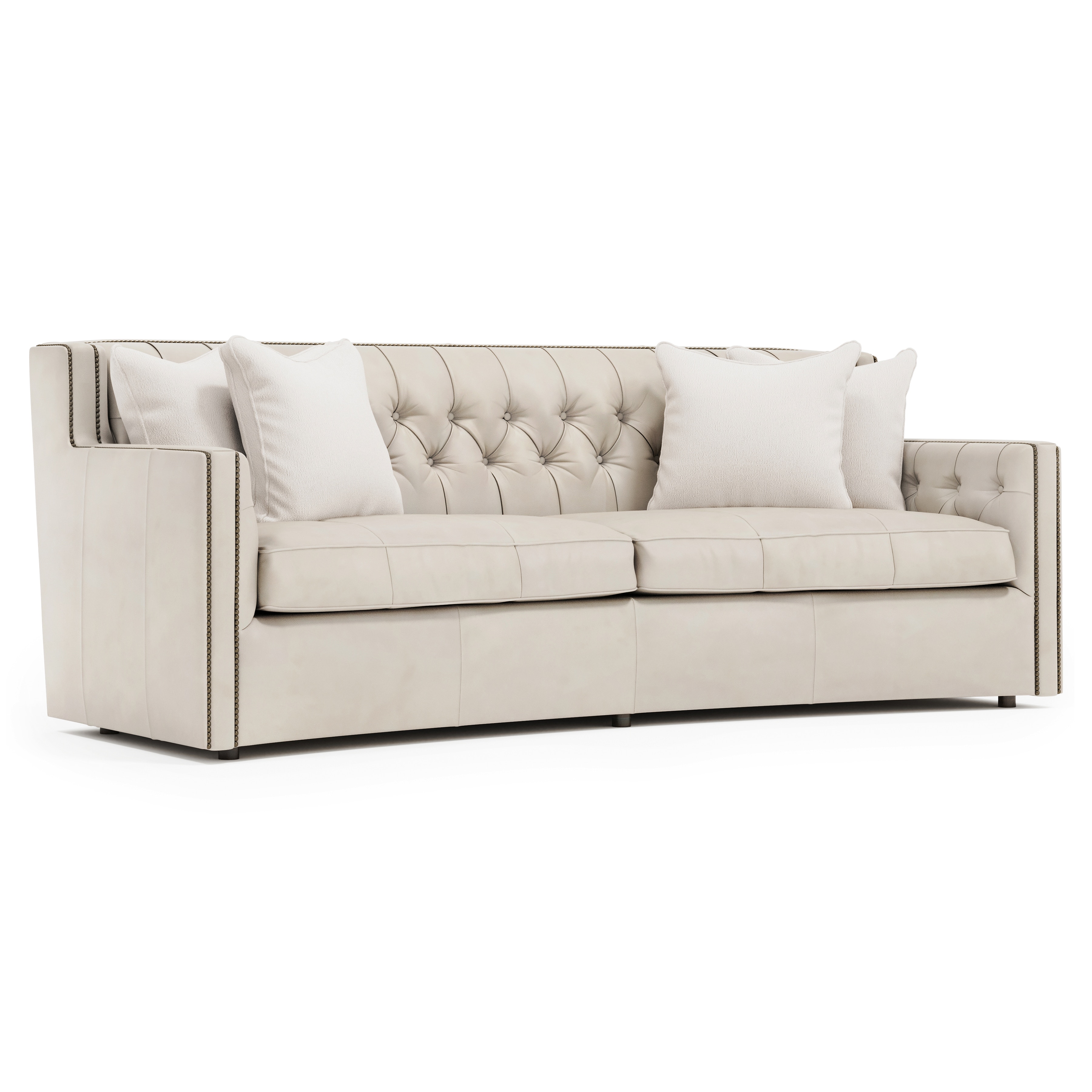 Bernhardt candace leather sofa store
