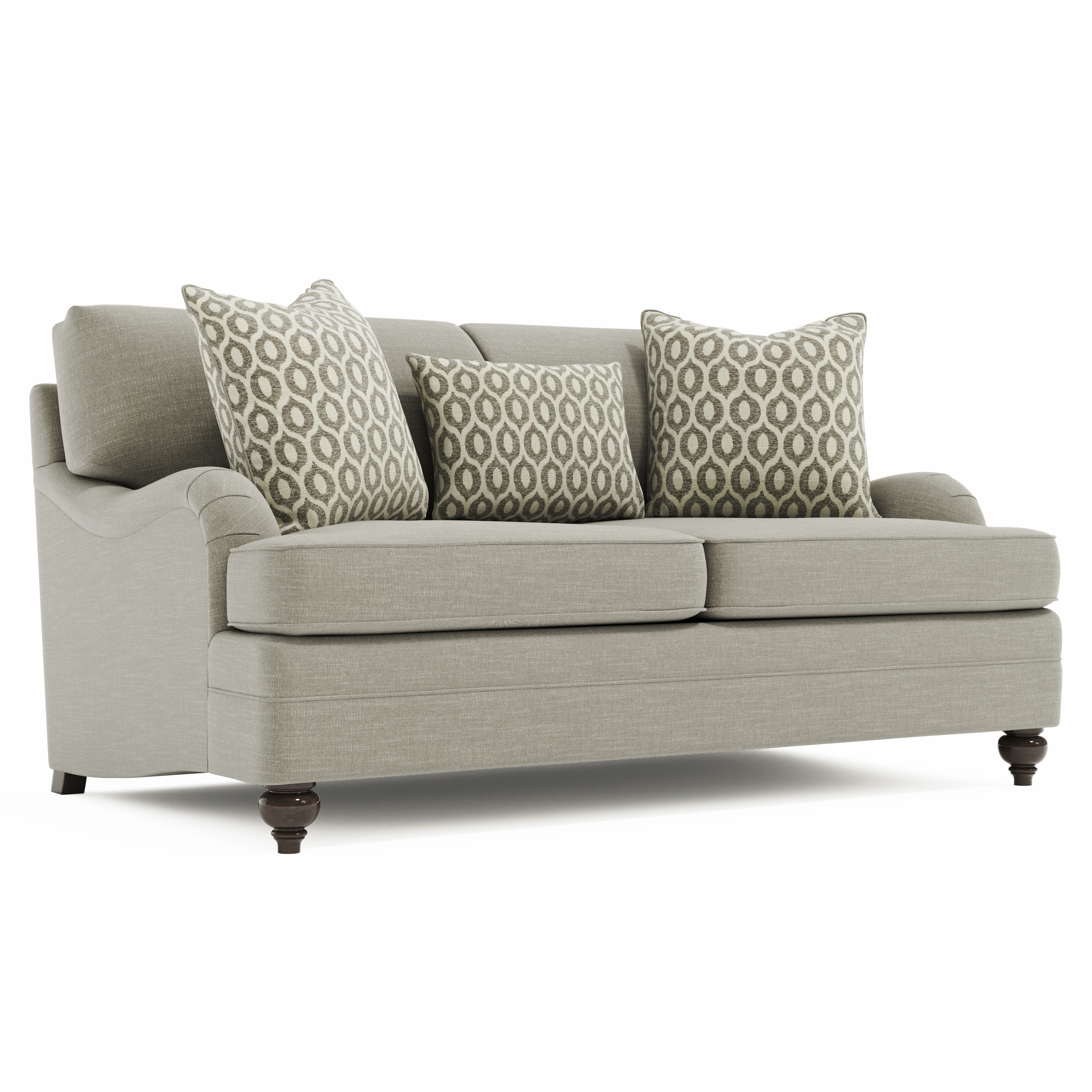 Bernhardt Living Living Room Tarleton Fabric Loveseat B4265G - Carol ...