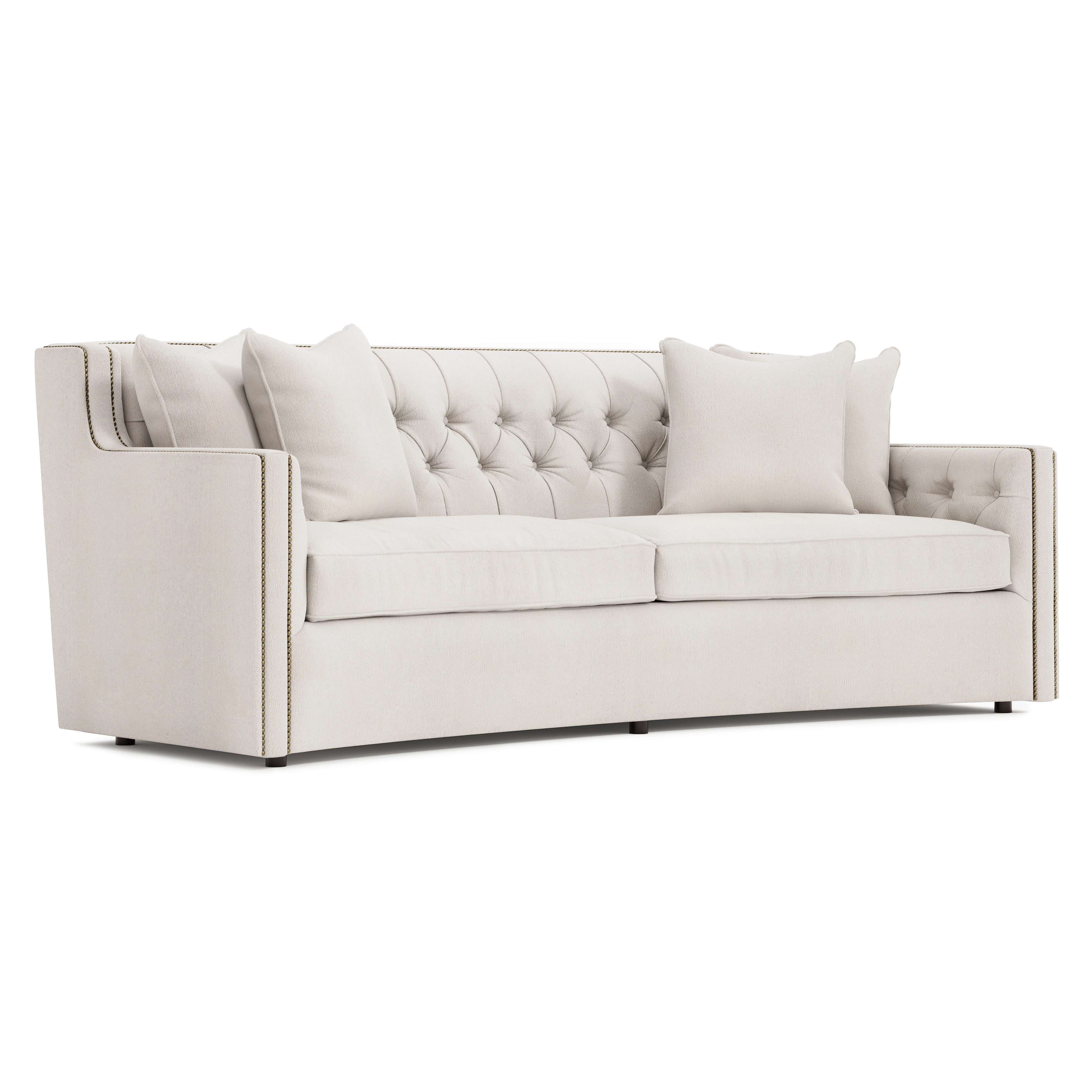Bernhardt Living Room Candace Fabric Sofa B7277 Douglas Furniture Newhall CA