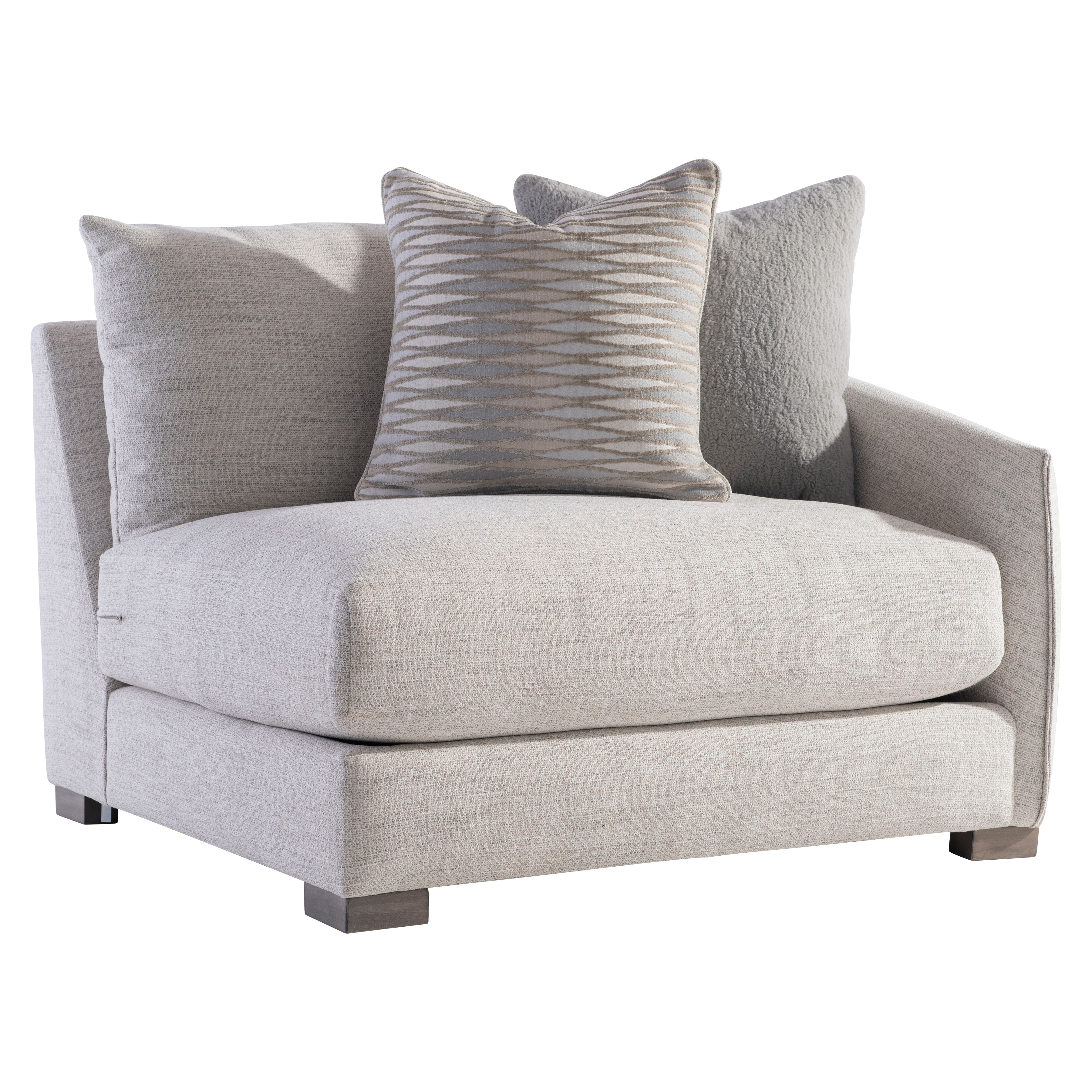 Bernhardt Living Living Room Heavenly Fabric Right Arm Chair P8235A ...