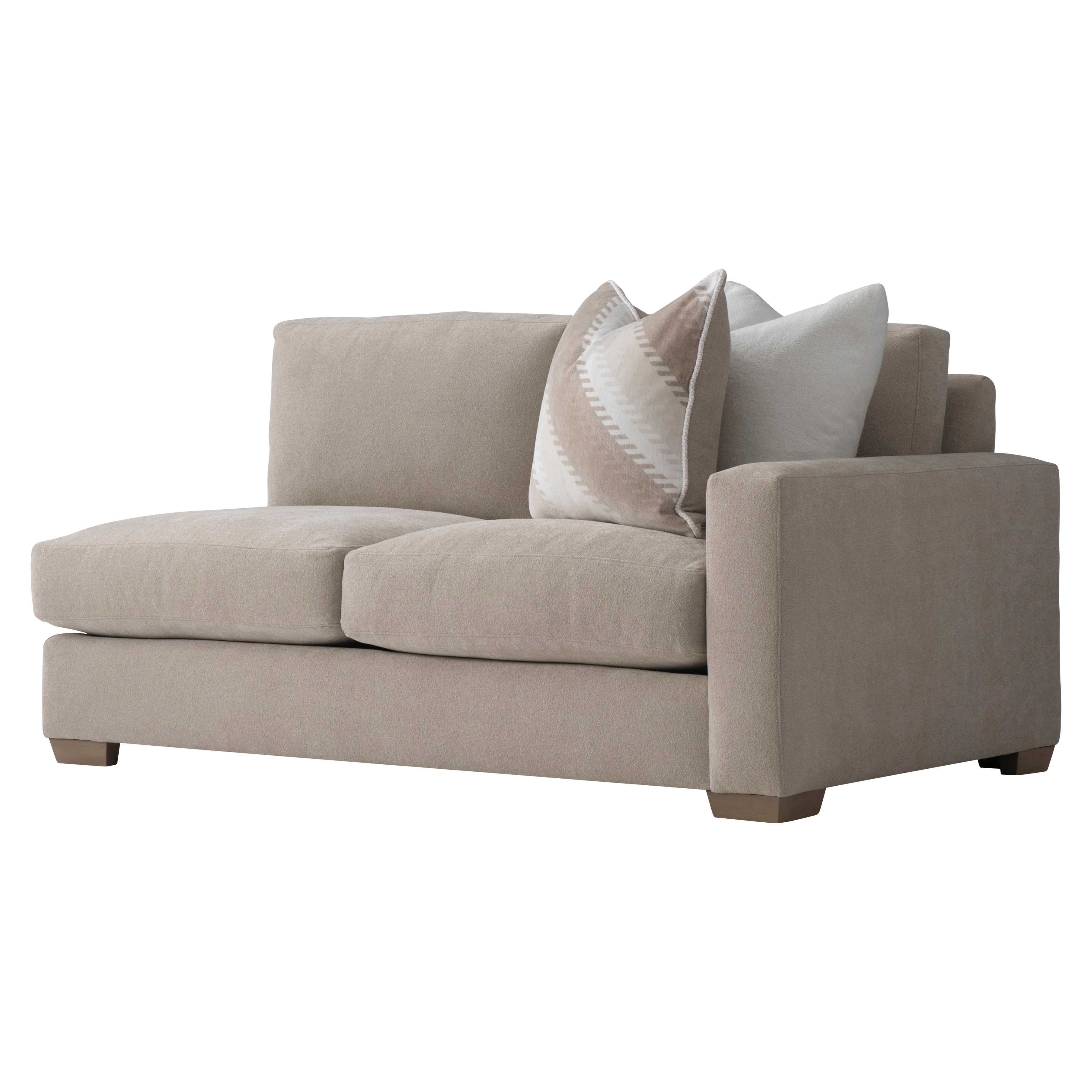 Bernhardt Living Living Room Dawkins Fabric Right Arm Loveseat P9241A ...