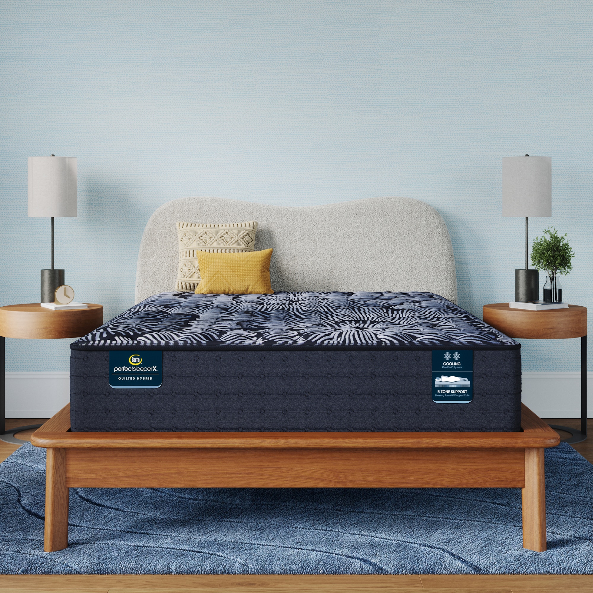 Perfect Sleeper® by Serta Mattresses X Knox 13.75" Hybrid Firm Mattress ...