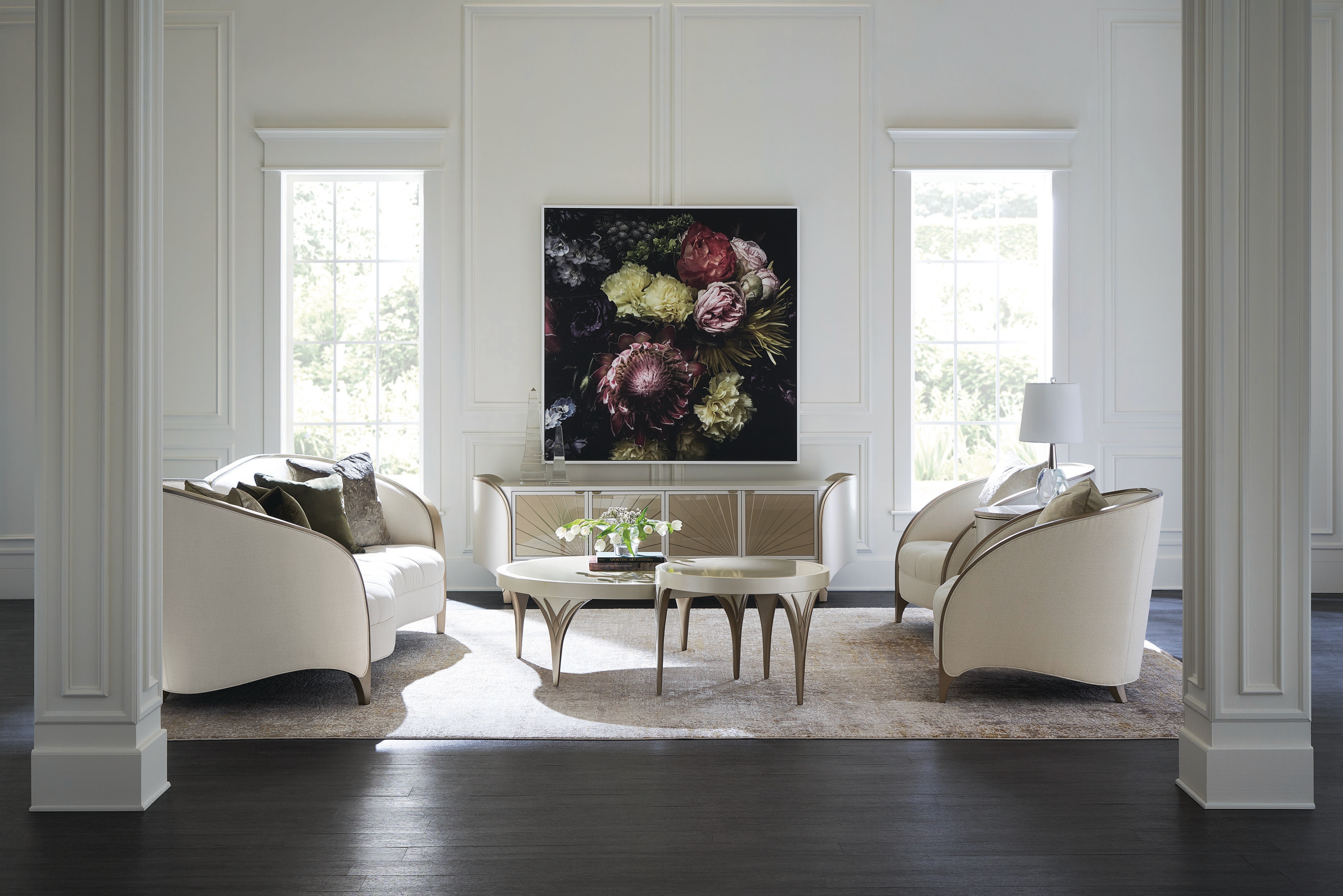 Compositions Living Room VALENTINA SIDE TABLE C111-422-412 | Hickory ...