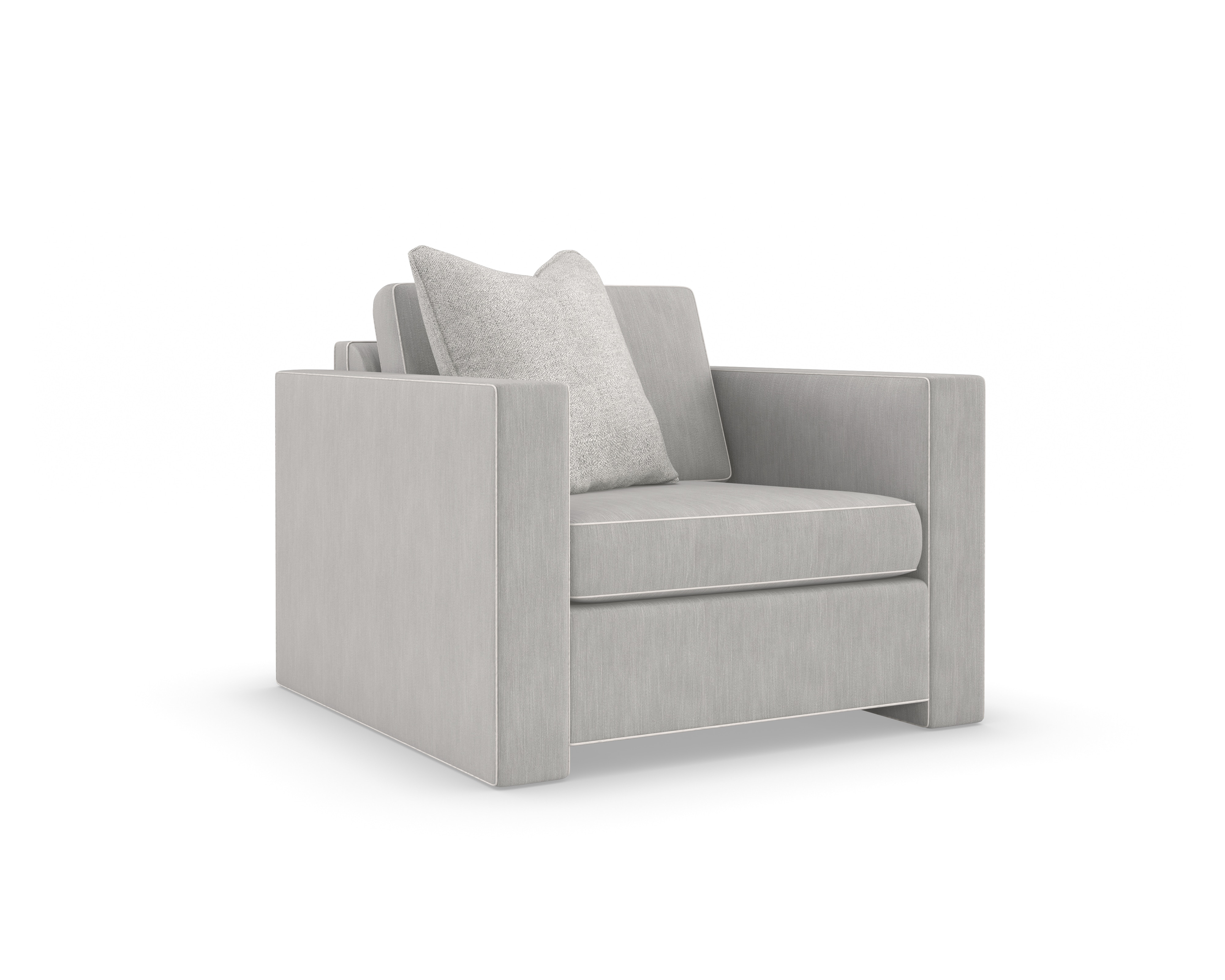 Caracole Living Room WELT PLAYED CHAIR UPH-019-0310-B | Hickory ...