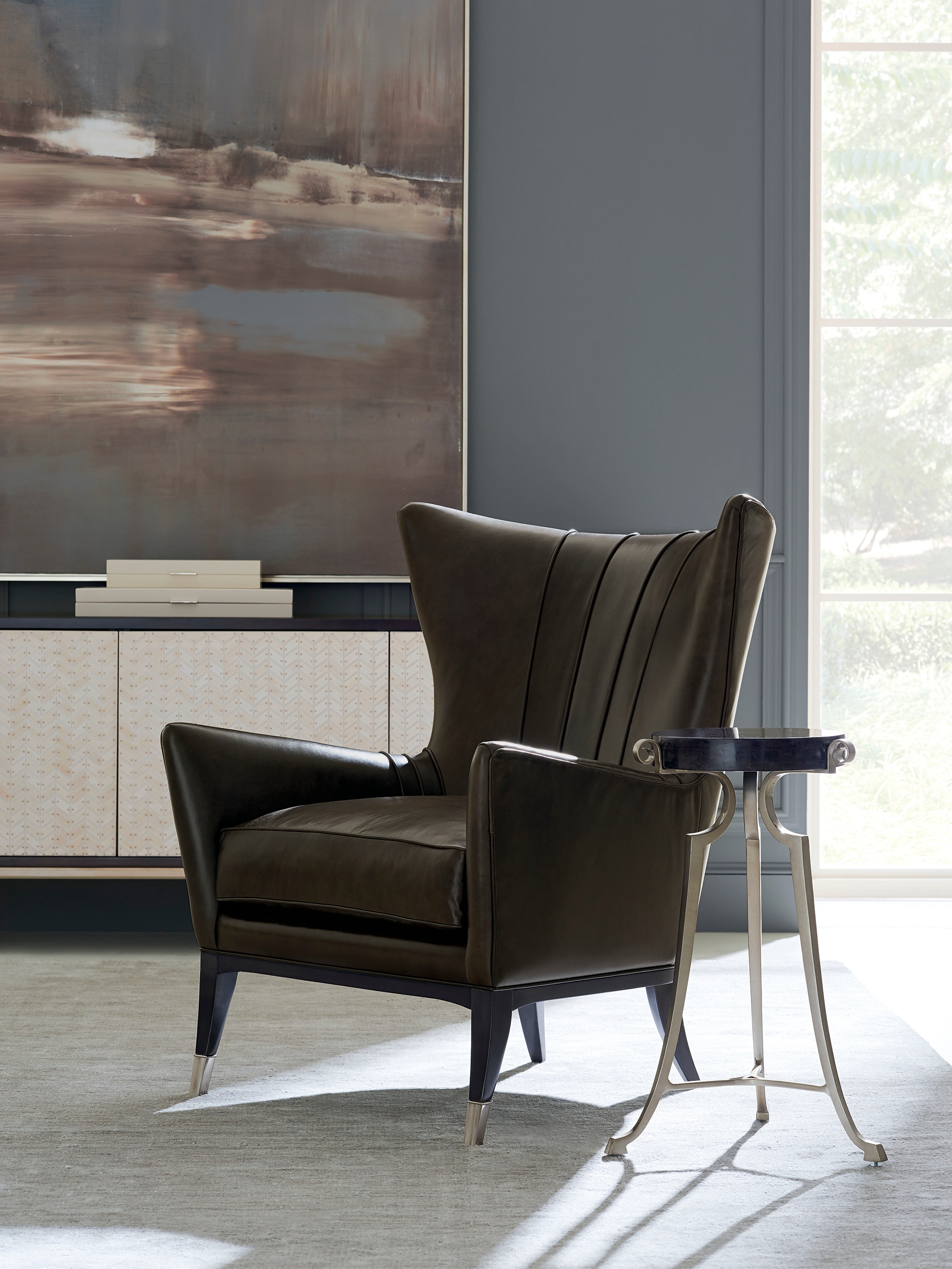 Caracole Living Room Wing Chairs SO WELT DONE UPH-417-032-L | Toms ...