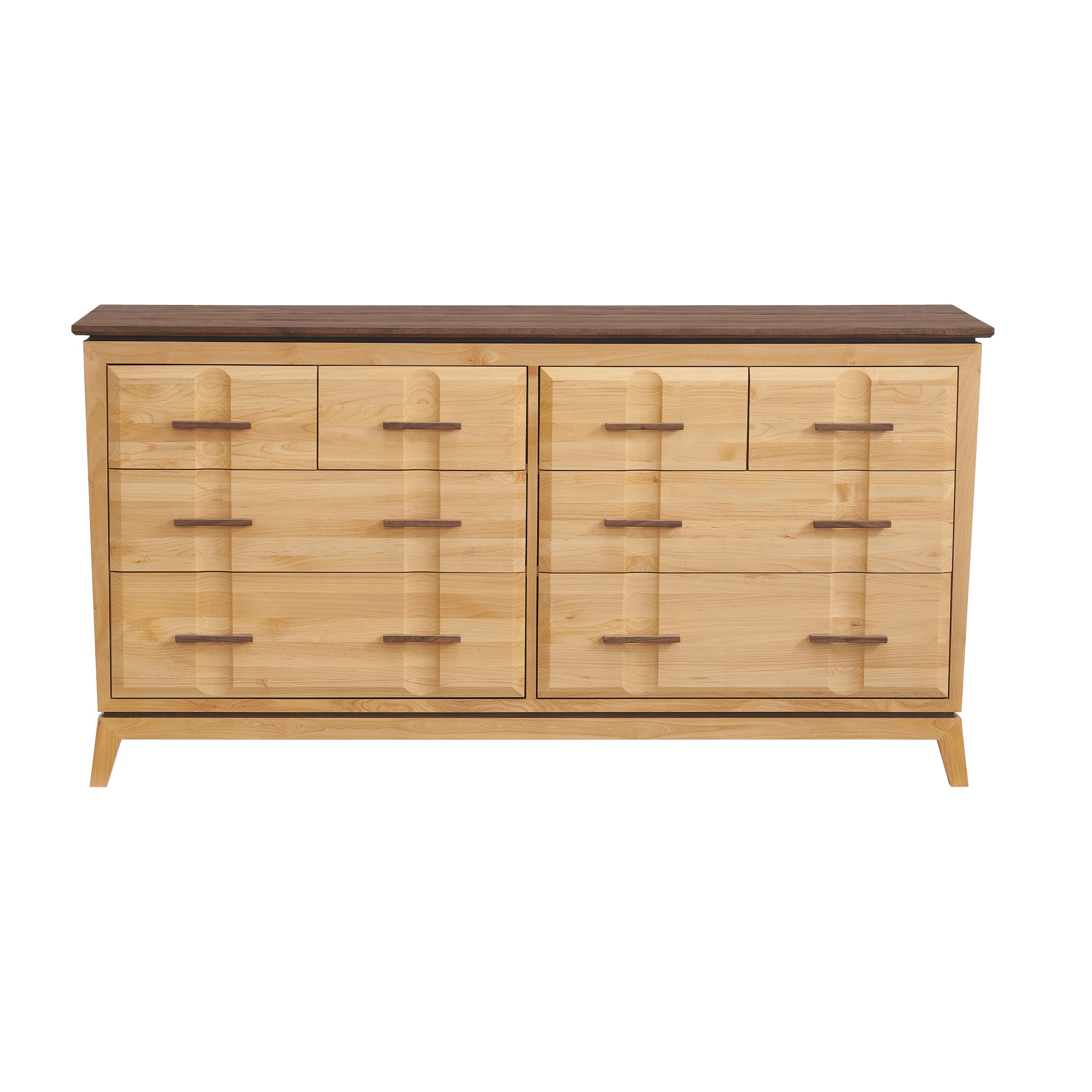 Whittier Wood Products Bedroom Addison 70 W Low Dresser 1238DUET Woodbridge Interiors AZ CA
