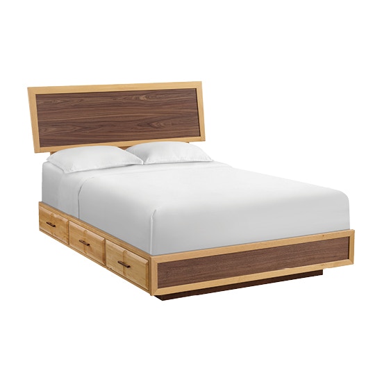 Whittier Wood Bedroom Addison Queen Adjustable Storage Bed 2035DUET ...