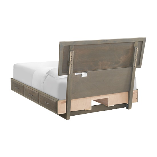 Whittier Wood Bedroom Ellison Queen Adjustable Storage Bed 2235AST ...