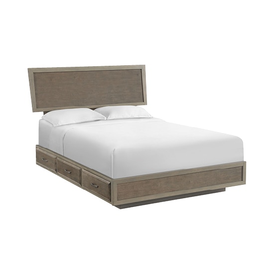 Whittier Wood Bedroom Ellison Queen Adjustable Storage Bed 2235AST ...