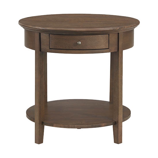 Whittier Wood Products McKenzie McKenzie Round End Table 3510JAV - Portland, OR | Key Home