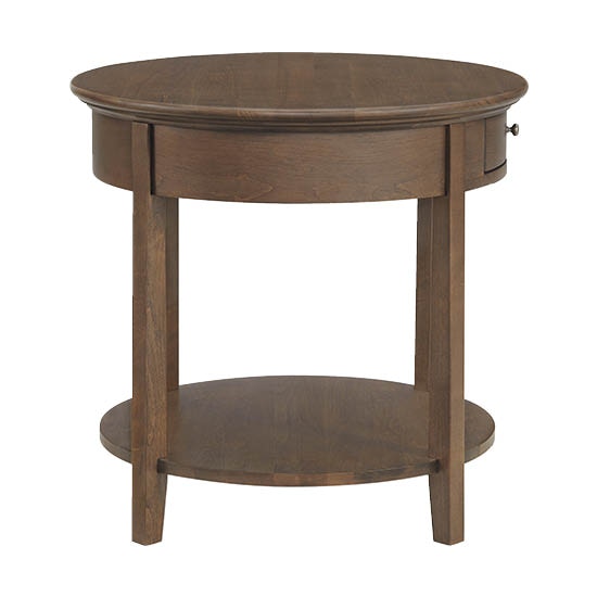Whittier Wood Products McKenzie McKenzie Round End Table 3510JAV - Portland, OR | Key Home