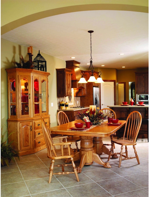 Canal Dover Furniture Dining Room Turned Double Pedestal Table 27004 Klingmans